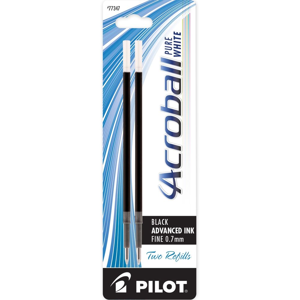 Pilot Acroball Purewhite Advanced Ink Refill For Retractable Pens, Fine ...