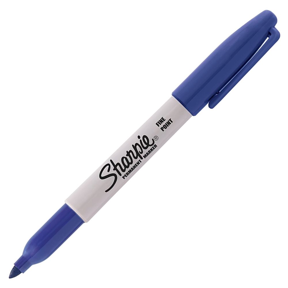 Sharpie Fine Tip Permanent Marker, Fine Bullet Tip, Intergalactc Indigo ...