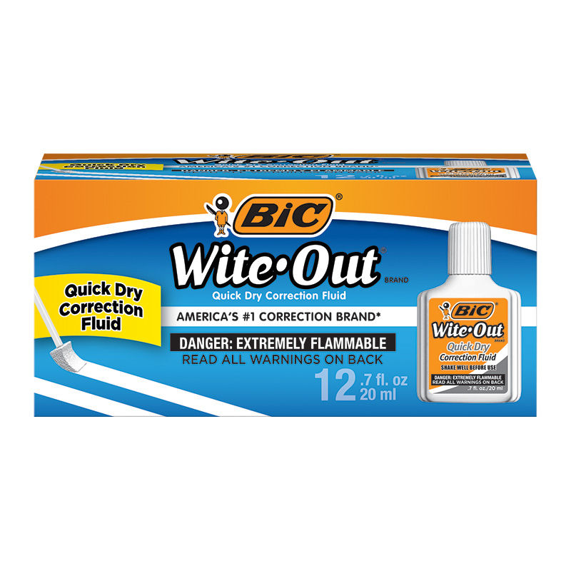 Bic Quick Dry Correction Fluid,