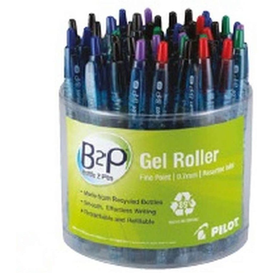 Pilot B2P Bottle-2-Pen Recycled Gel Pen, Retractable, Fine 0.7 Mm ...