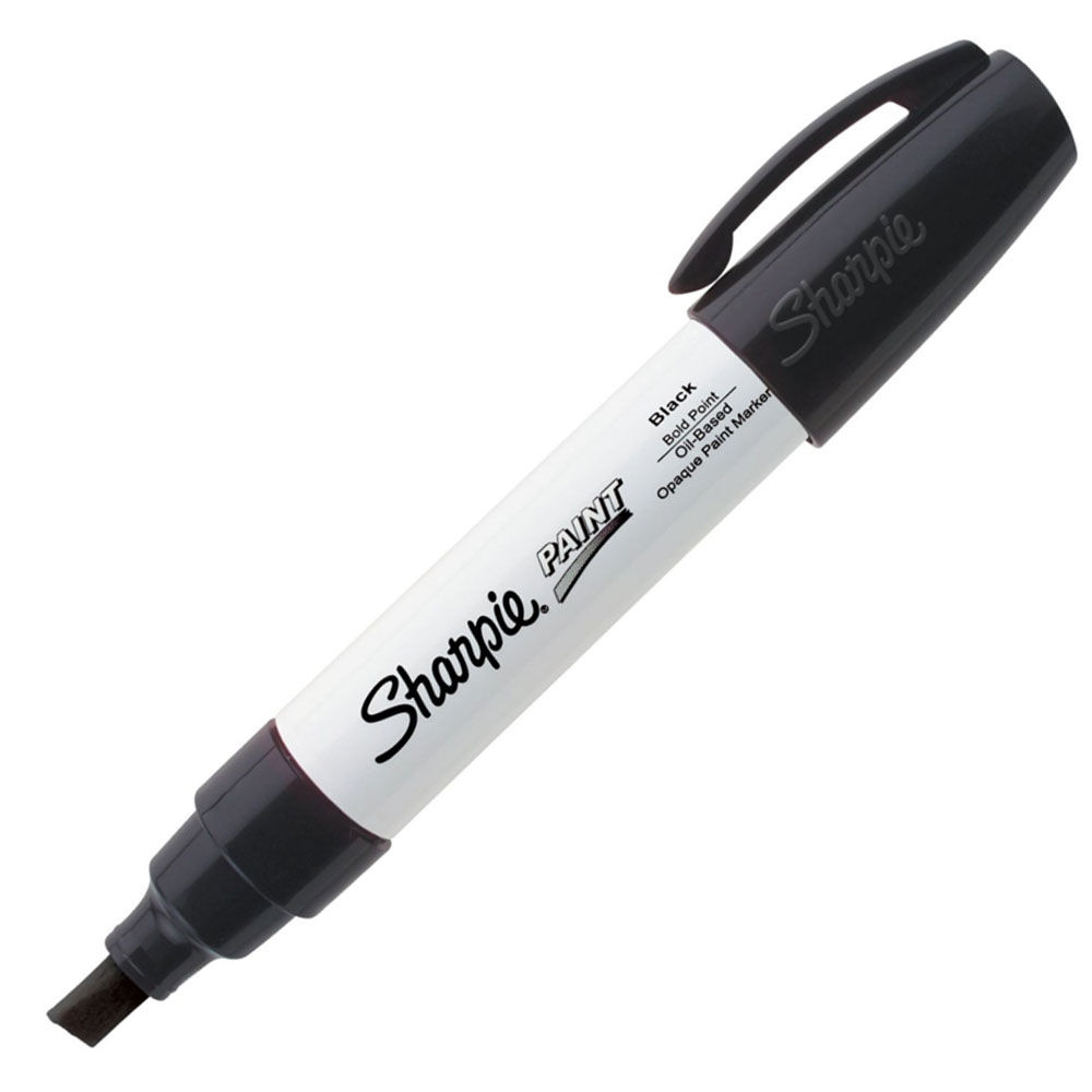 Sharpie Permanent Oil-Based Paint Marker, Extra-Broad Chisel Tip ...