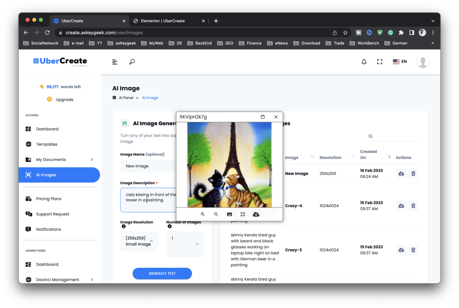 UberCreate - Ultimate AI Writer & AI Image Generator