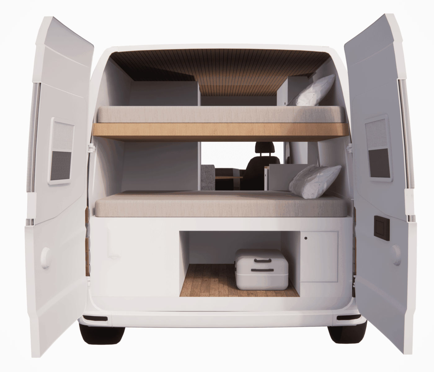 Equipped 4-seater camper vans for sale | Concecamper
