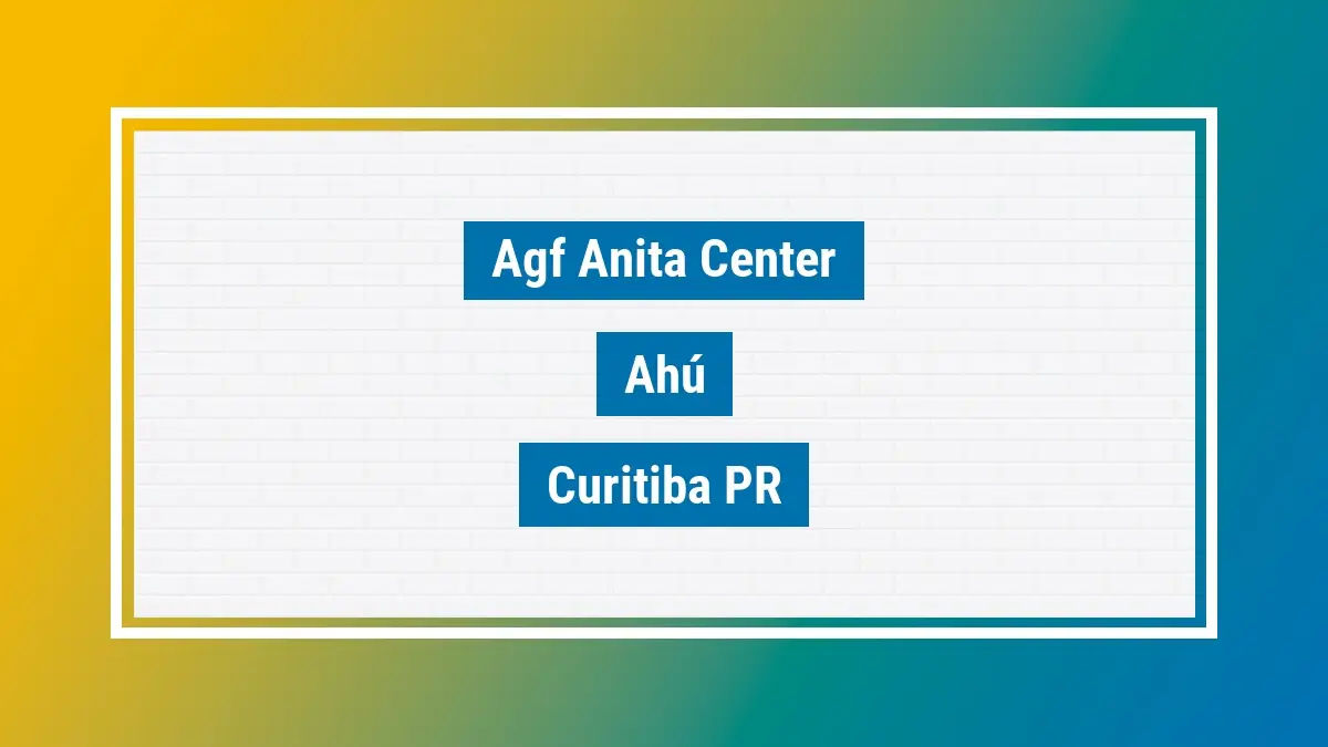 Correios ahú curitiba pr agencia correio agf anita center