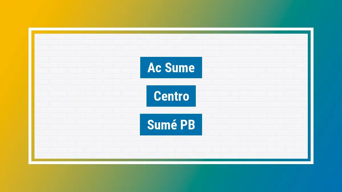 Correios centro sumé pb agencia horário correio ac sume