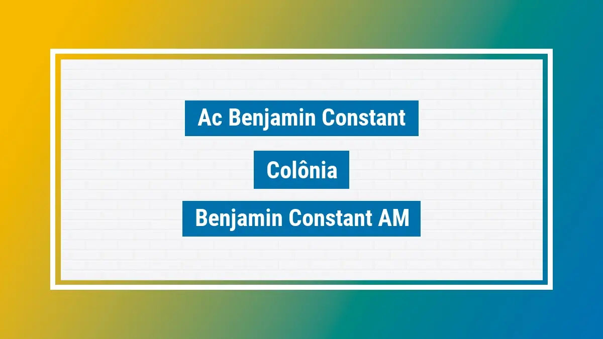 Correios ac benjamin constant benjamin constant am agencia