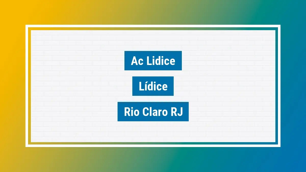Correios lídice rio claro rj agencia correio ac lidice