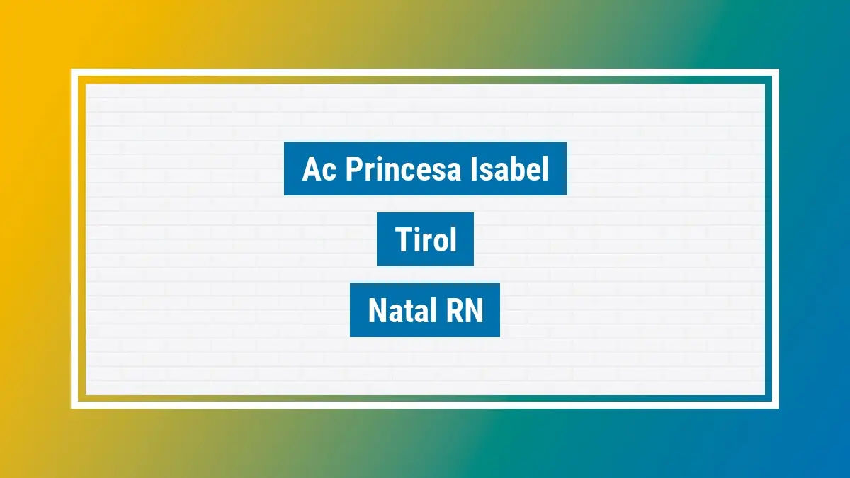 Correios tirol natal rn agencia correio ac princesa isabel