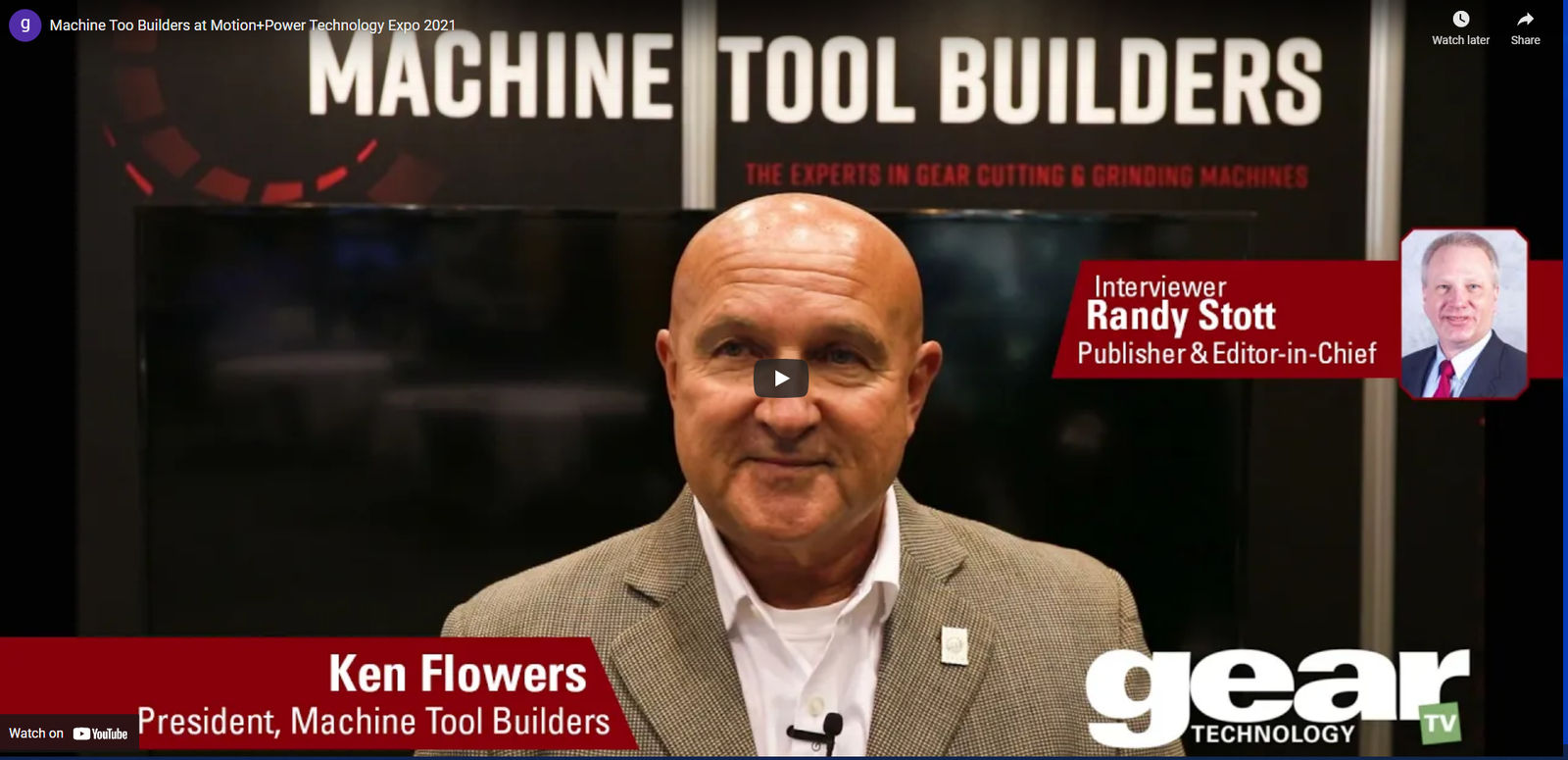 Machine Tool Builders at MPT Expo 2021