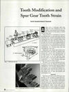 Tooth Modification and Spur Gear Tooth Strain