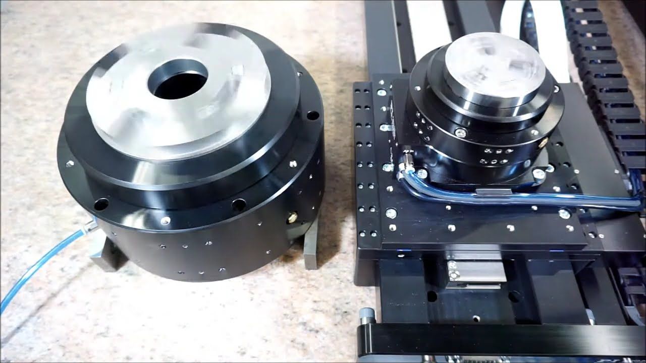 PI Offers Rotary Air Bearings and Rotation Stages