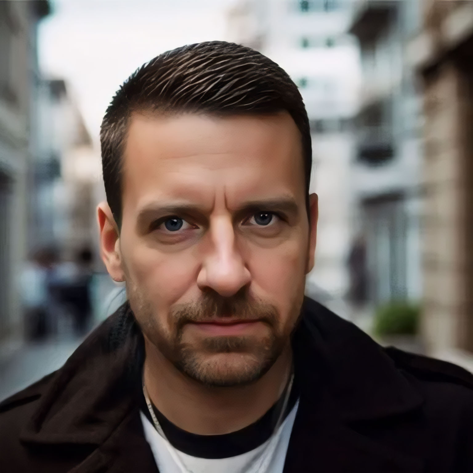 Virtually try on the Buzz hair style with AI hairstyles