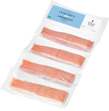 Laksefilet i Lenke 4x125g Frys Fiskeriet - Trygg Mat