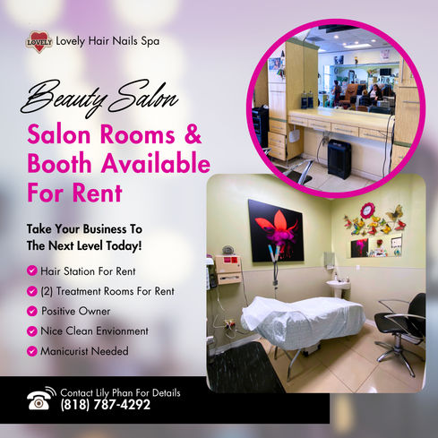 Salon Rooms & Station For Rent - Treatment rooms and therapy offices to ...