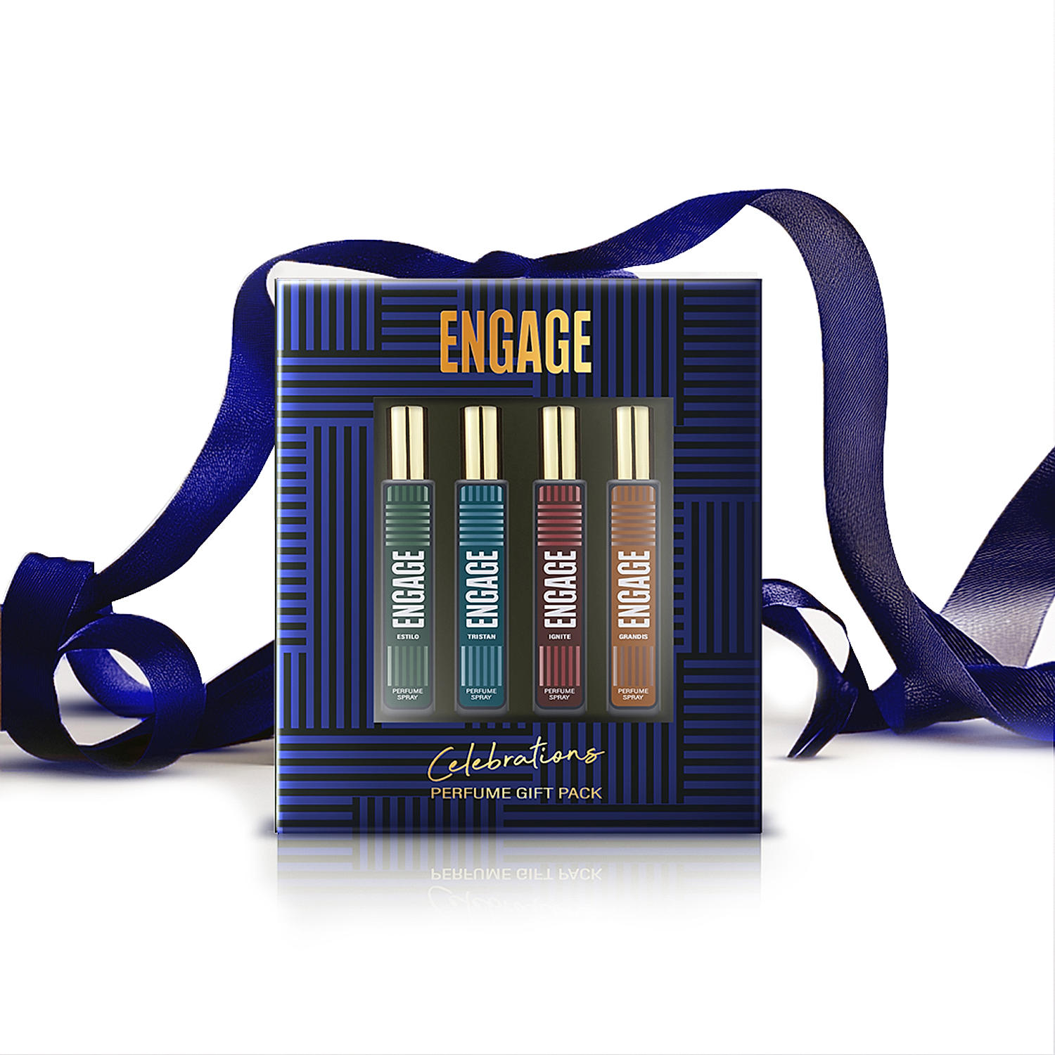 Engage Gift Perfume Set - Celebrations For Men, 100ml, Long Lasting, A