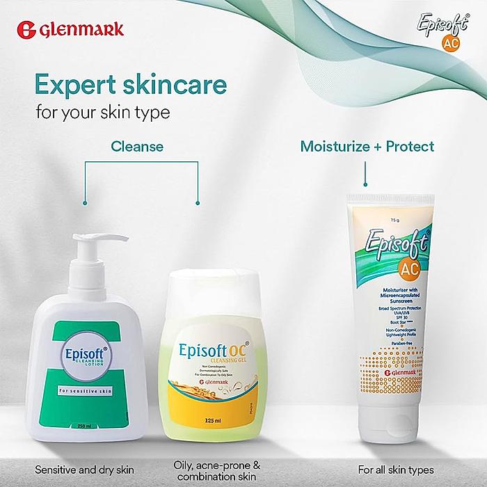 Buy Episoft AC Moisturizer with Sunscreen SPF 30 at Glenmark Online 520714