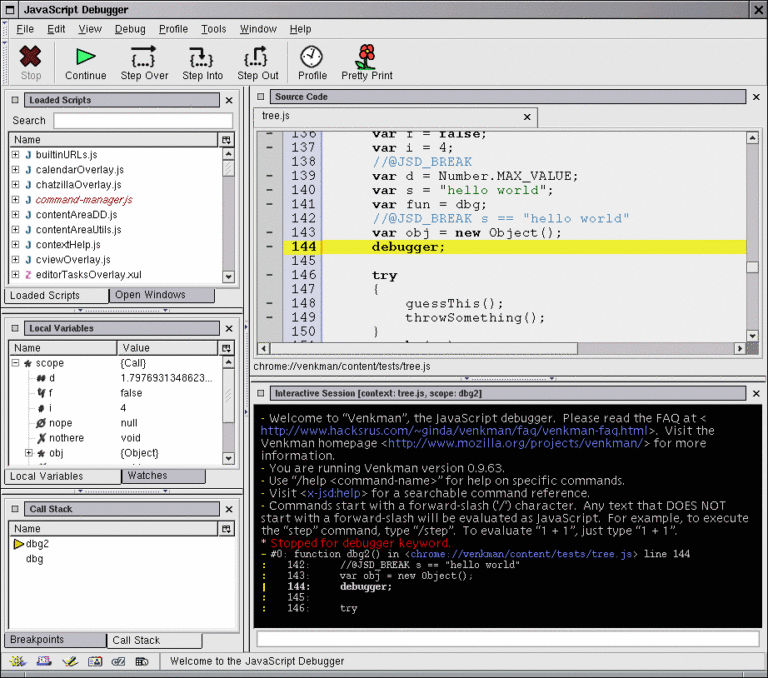 A History of Debugging on the Web - The History of the Web