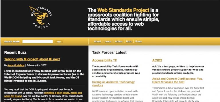 Giving Web Standards a Seat at the Table - The History of the Web