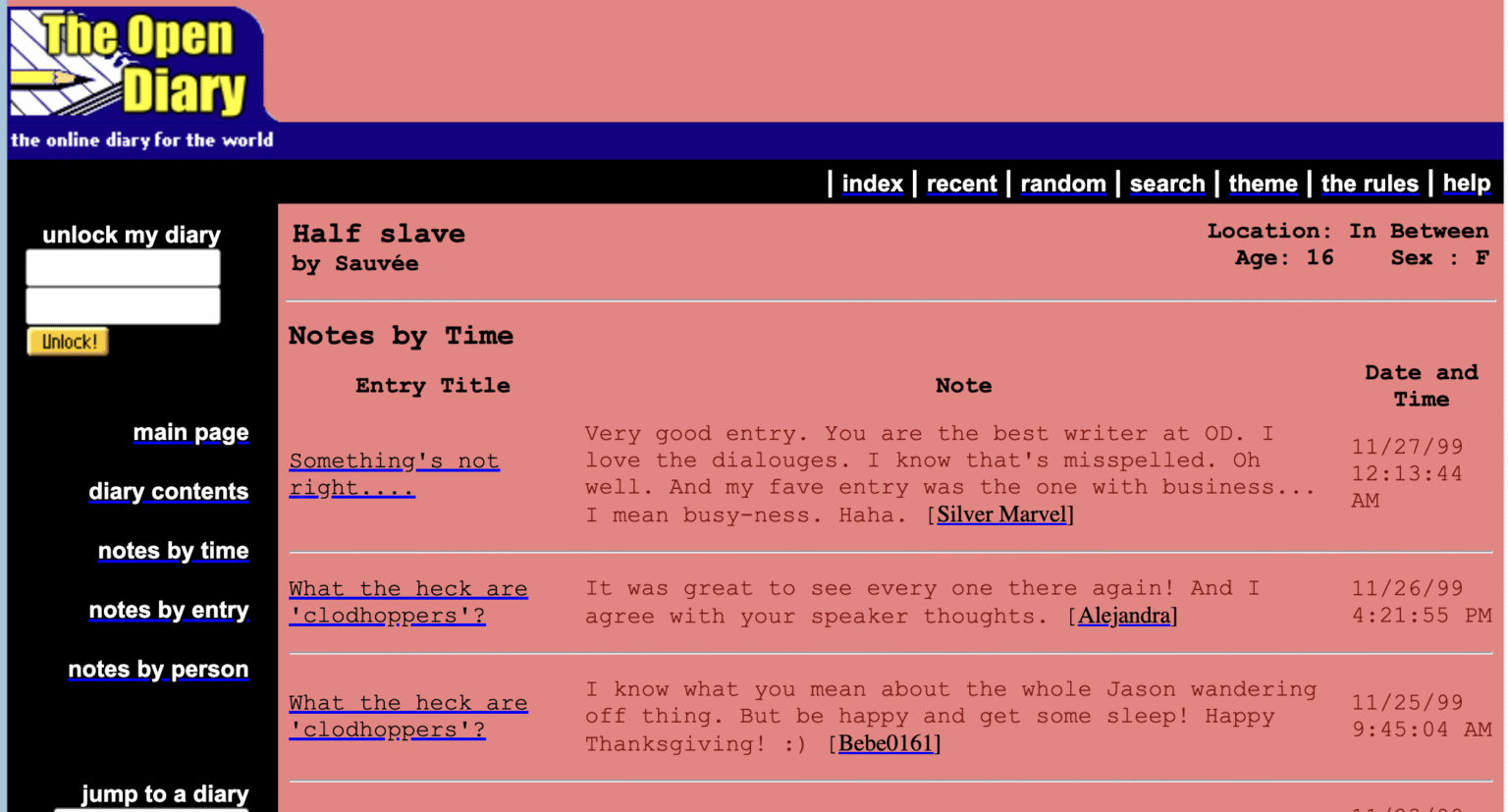What happened to the comment section? - The History of the Web