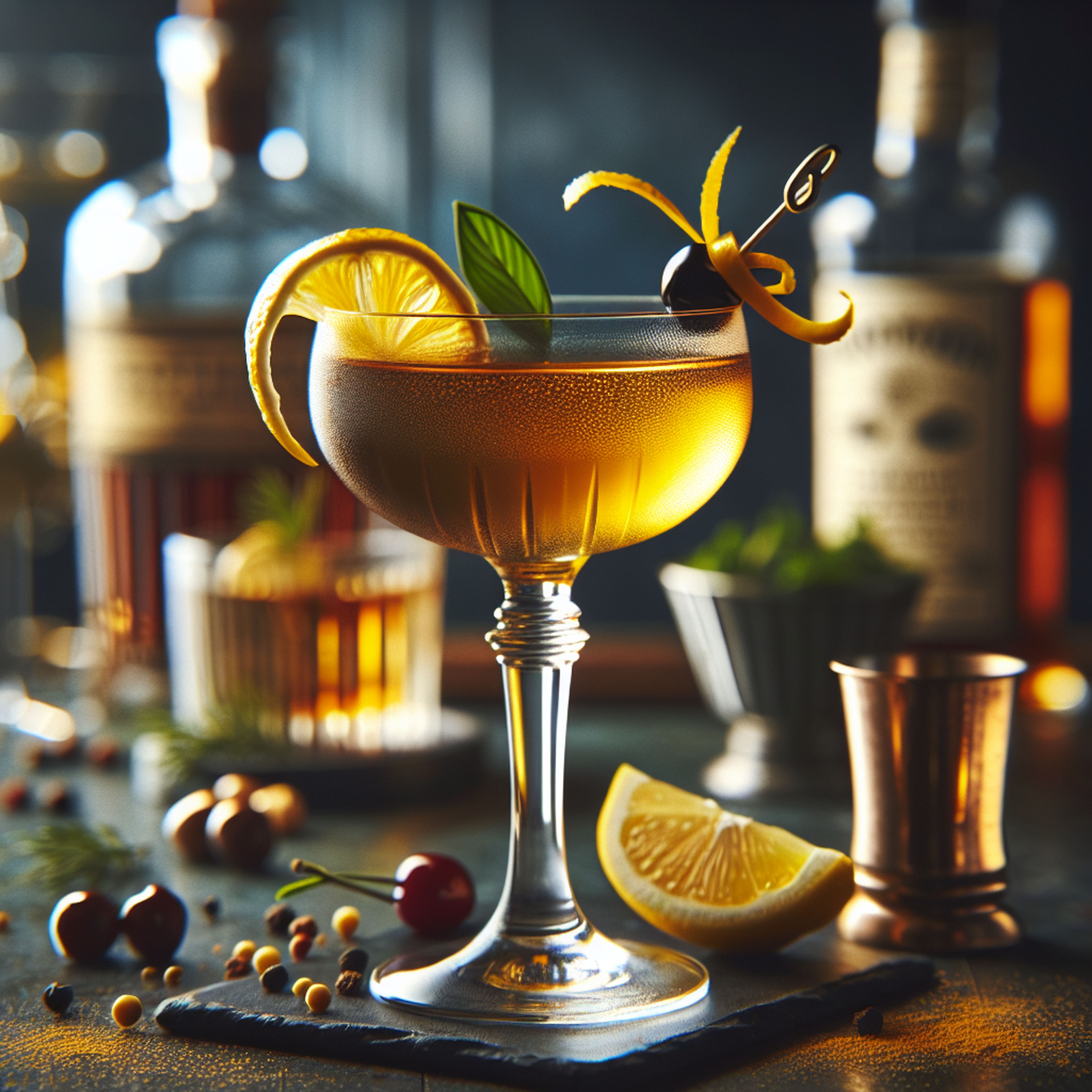 Allied Victory, Tribute to WWII Allies in a strong, bold cocktail