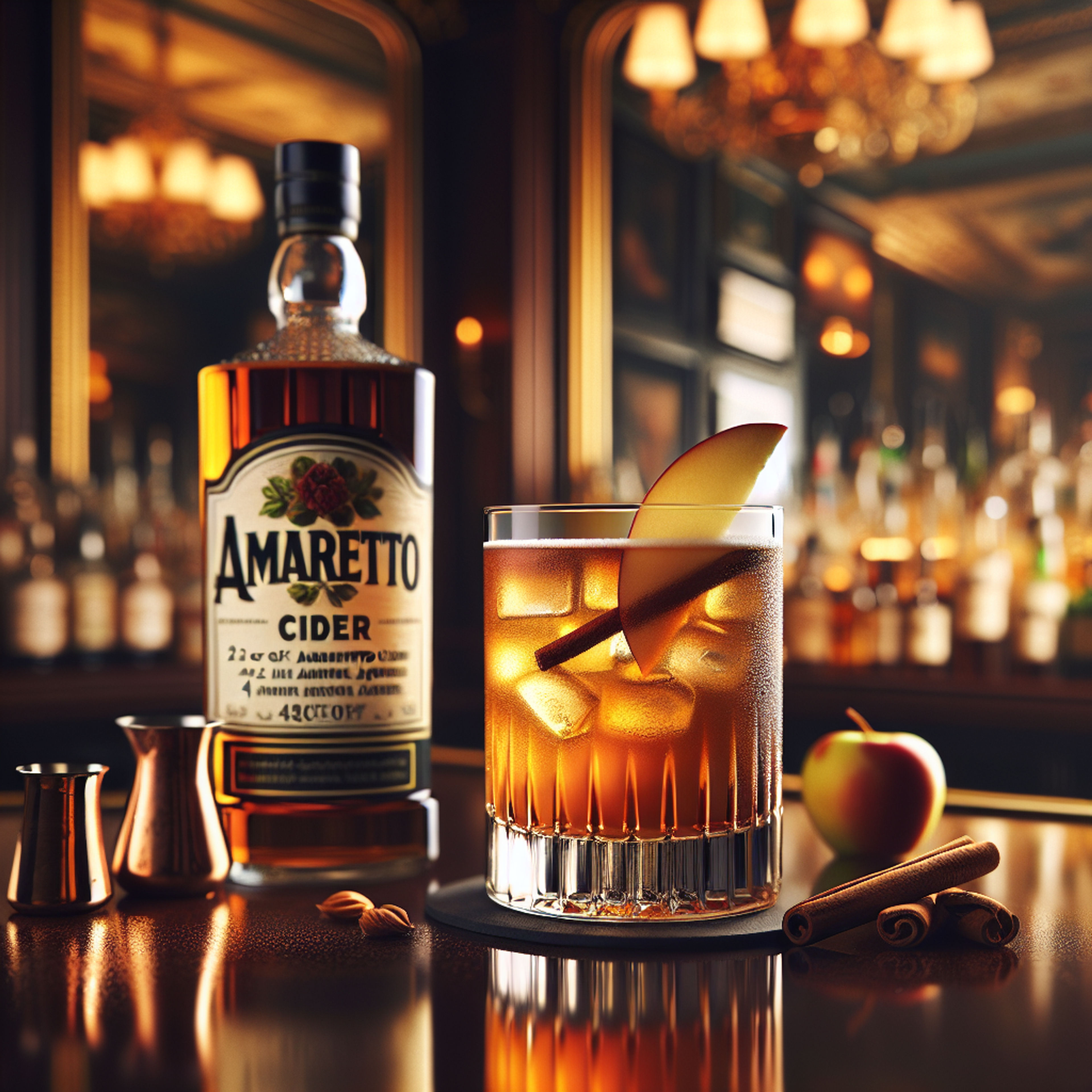 Amaretto Cider, Autumnal amaretto cider with citrus and nutty undertones