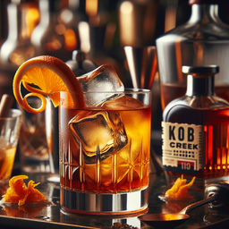 Amber Reverie, Sophisticated blend of Knob Creek bourbon and orange zest