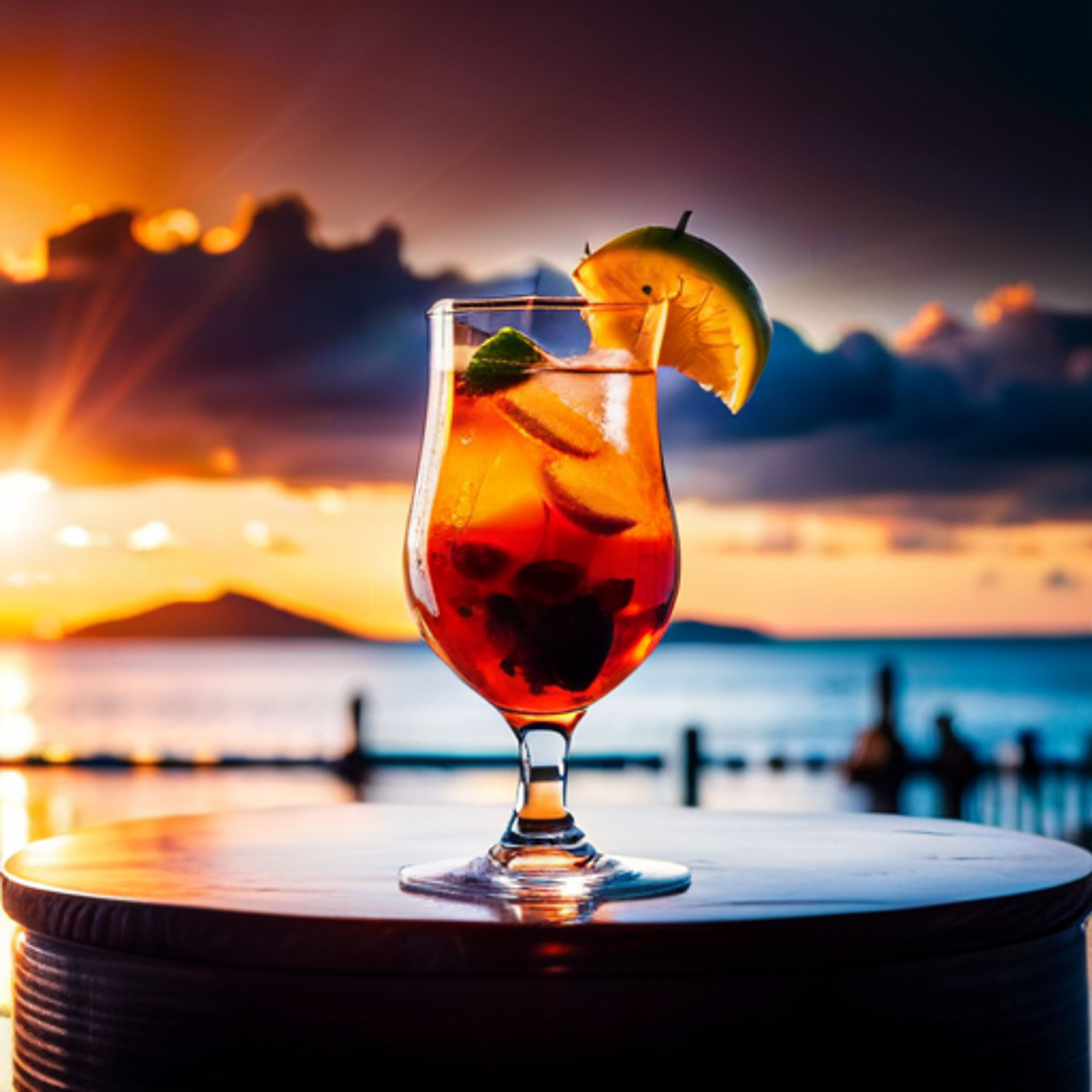 Apricot Sunrise Fizz, Vibrant cocktail with sweet, tart, and smooth ...