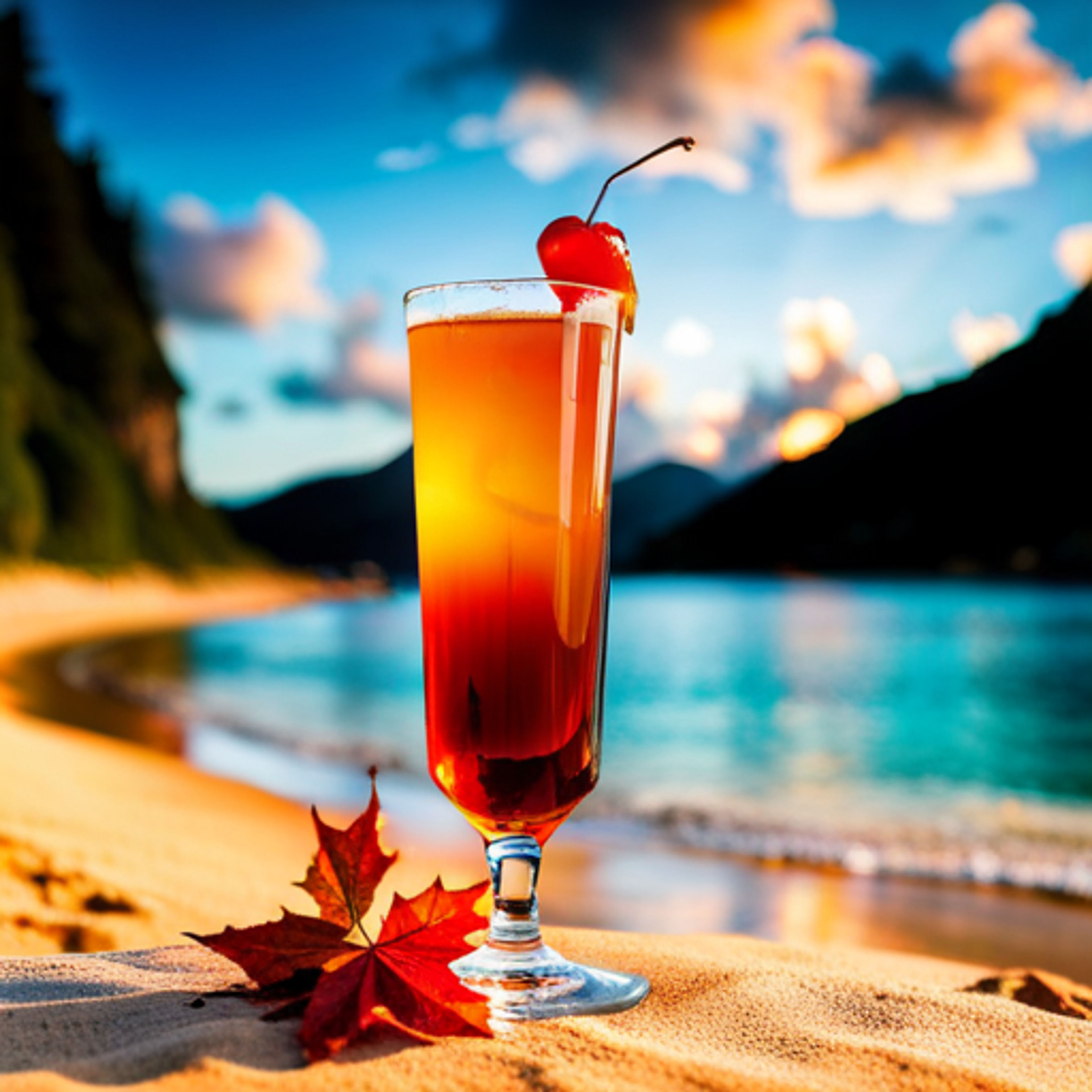 Autumn Blaze, Warm, spicy, subtly sweet fall cocktail