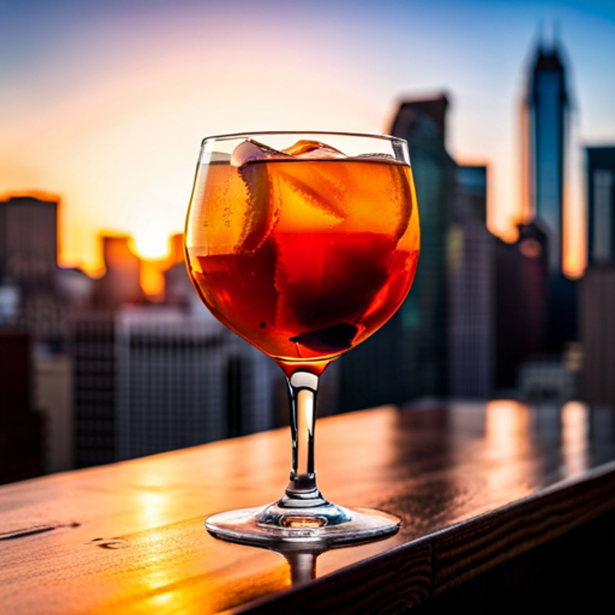 Autumn Sunset Sipper, Autumn whiskey sour with apple cider and warming ...