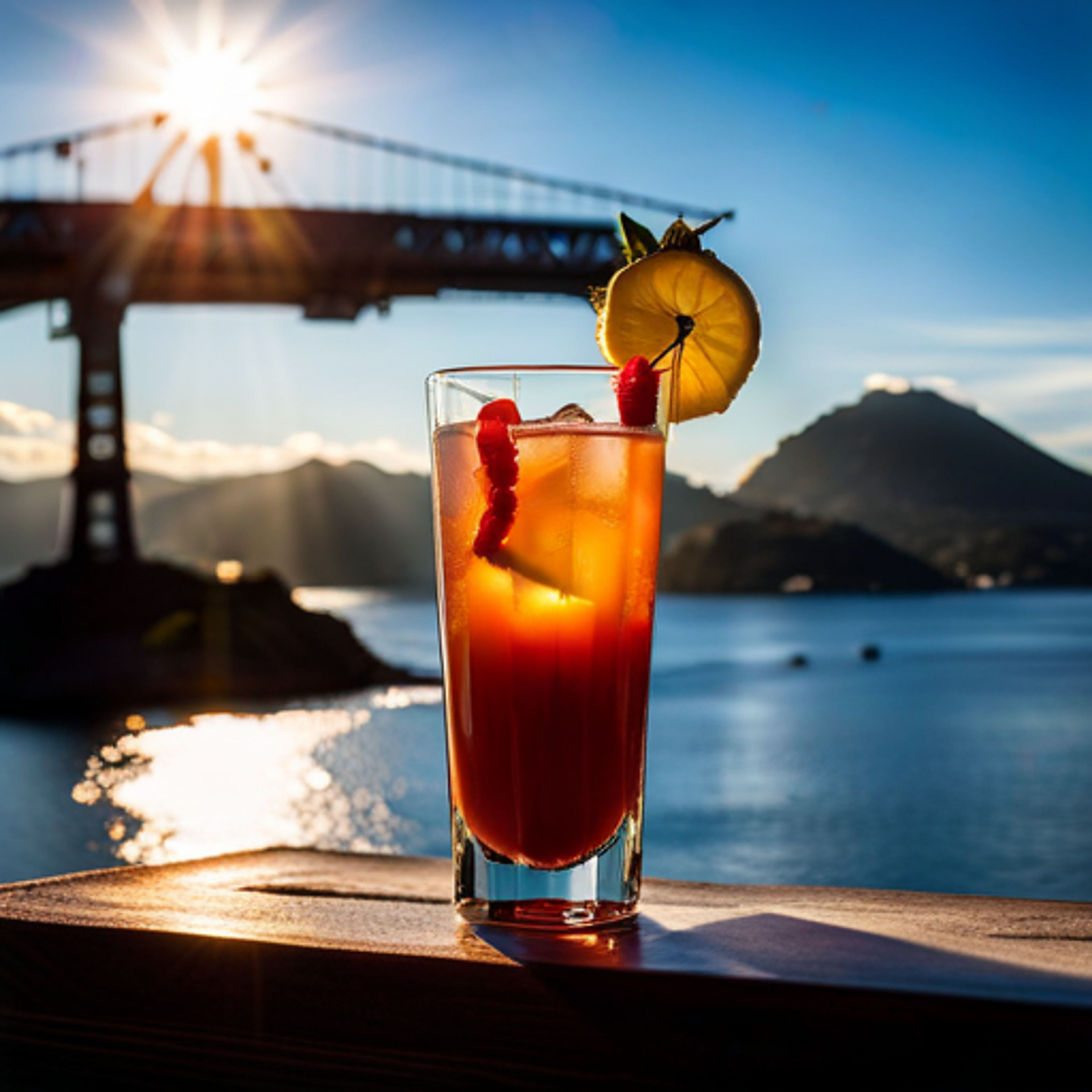 Aztec Sunset Sling, A balanced cocktail with smokiness, chocolate ...