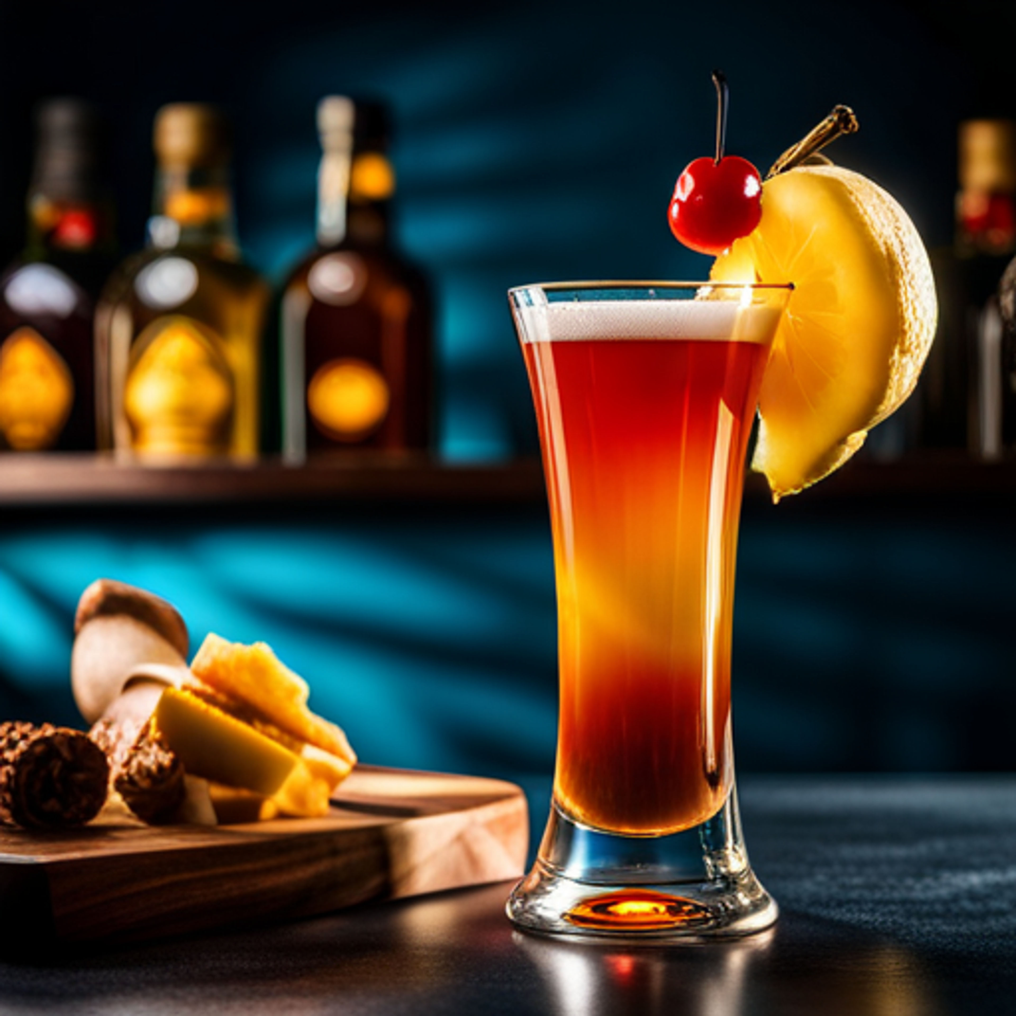 Banana Blaze Highland, Sweet banana liqueur meets spicy chili bitters ...
