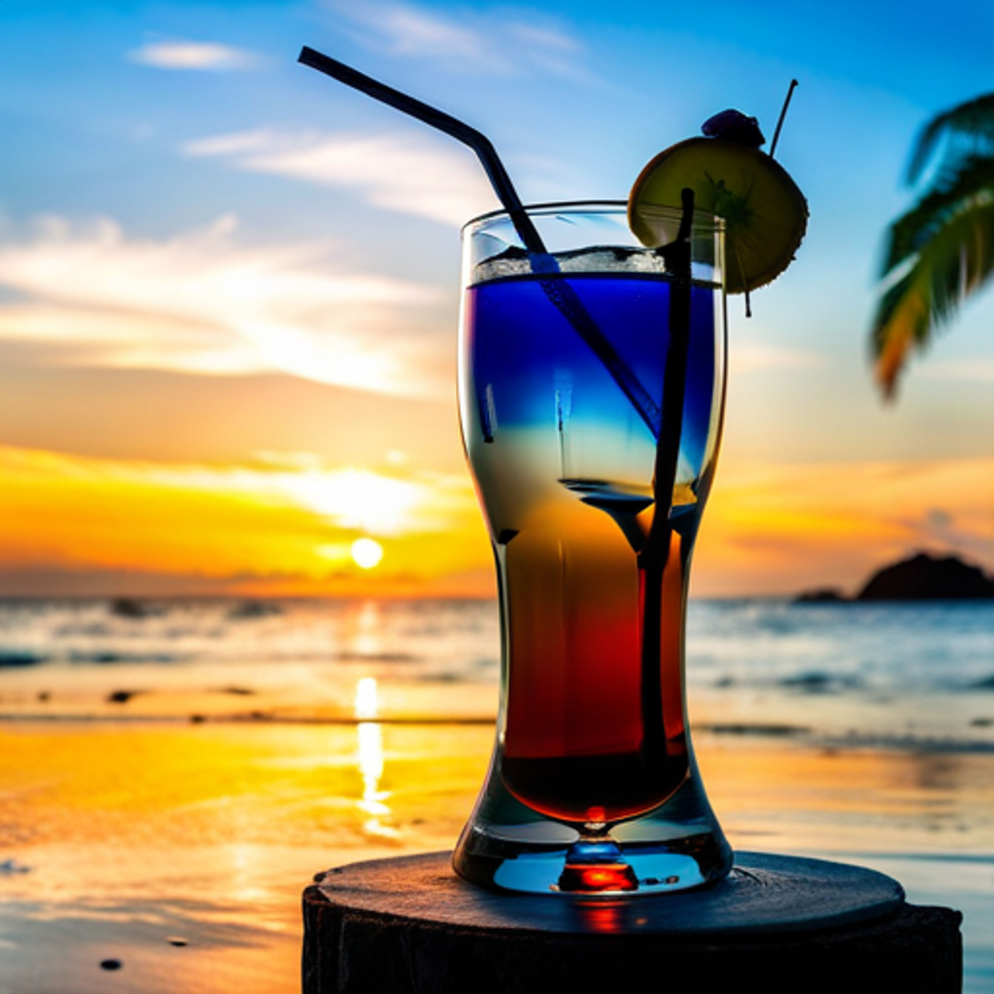 Banana Smokeshow Tiki, Exotic banana cocktail with smoky allure