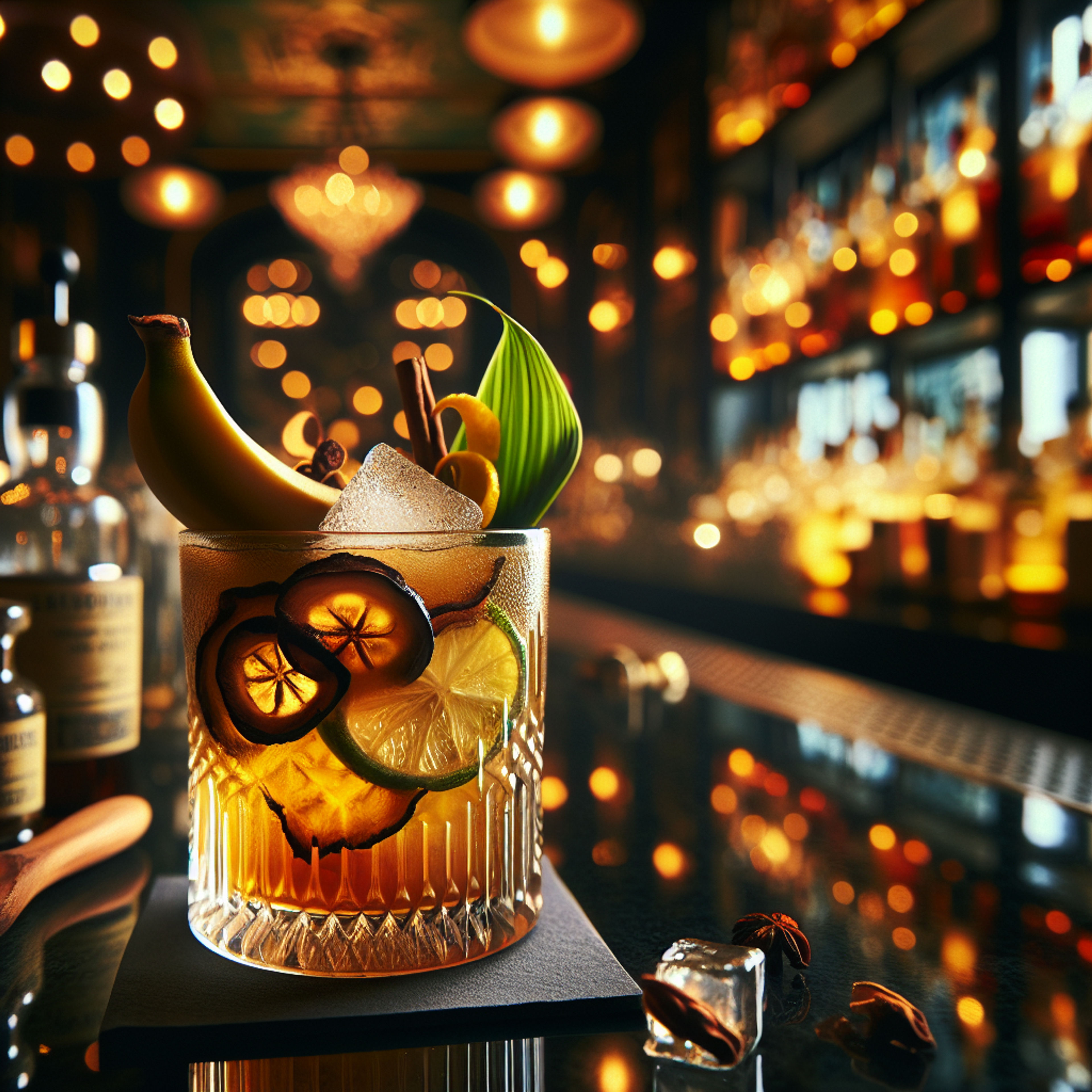 Banana Spice Ti'Fusion, Tropical and spicy twist on classic Ti'Punch ...