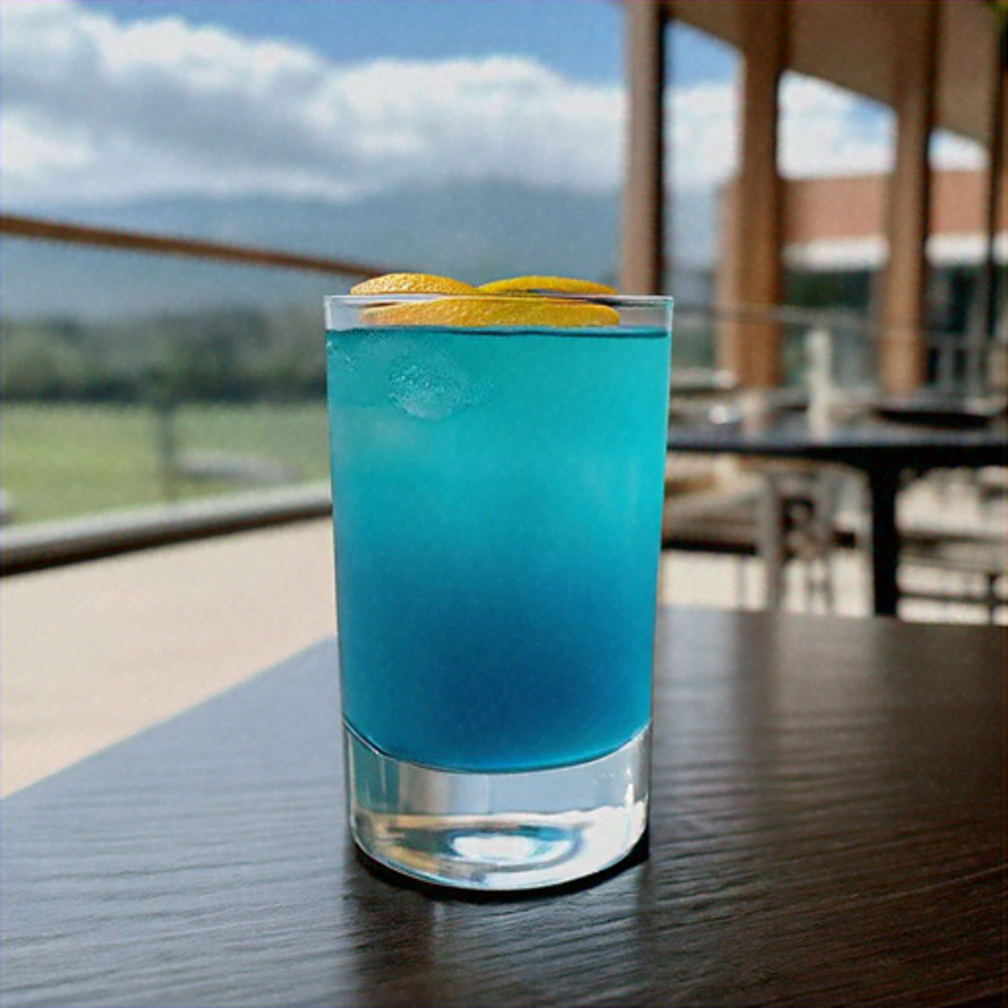 Blue Zephyr, Sophisticated, refreshing cocktail with a hint of citrus