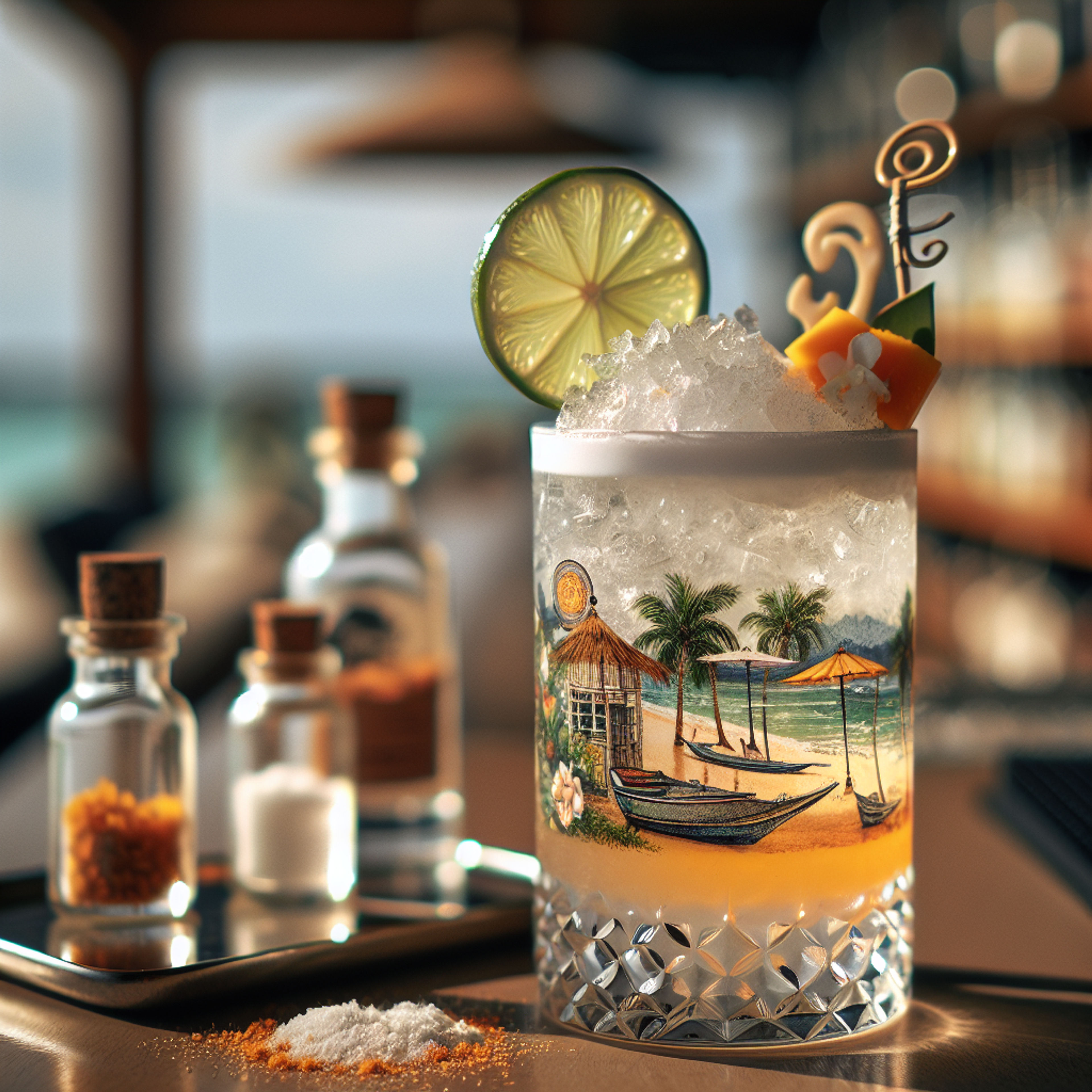 Boracay Breeze, Tropical gin cocktail inspired by Boracay's paradise