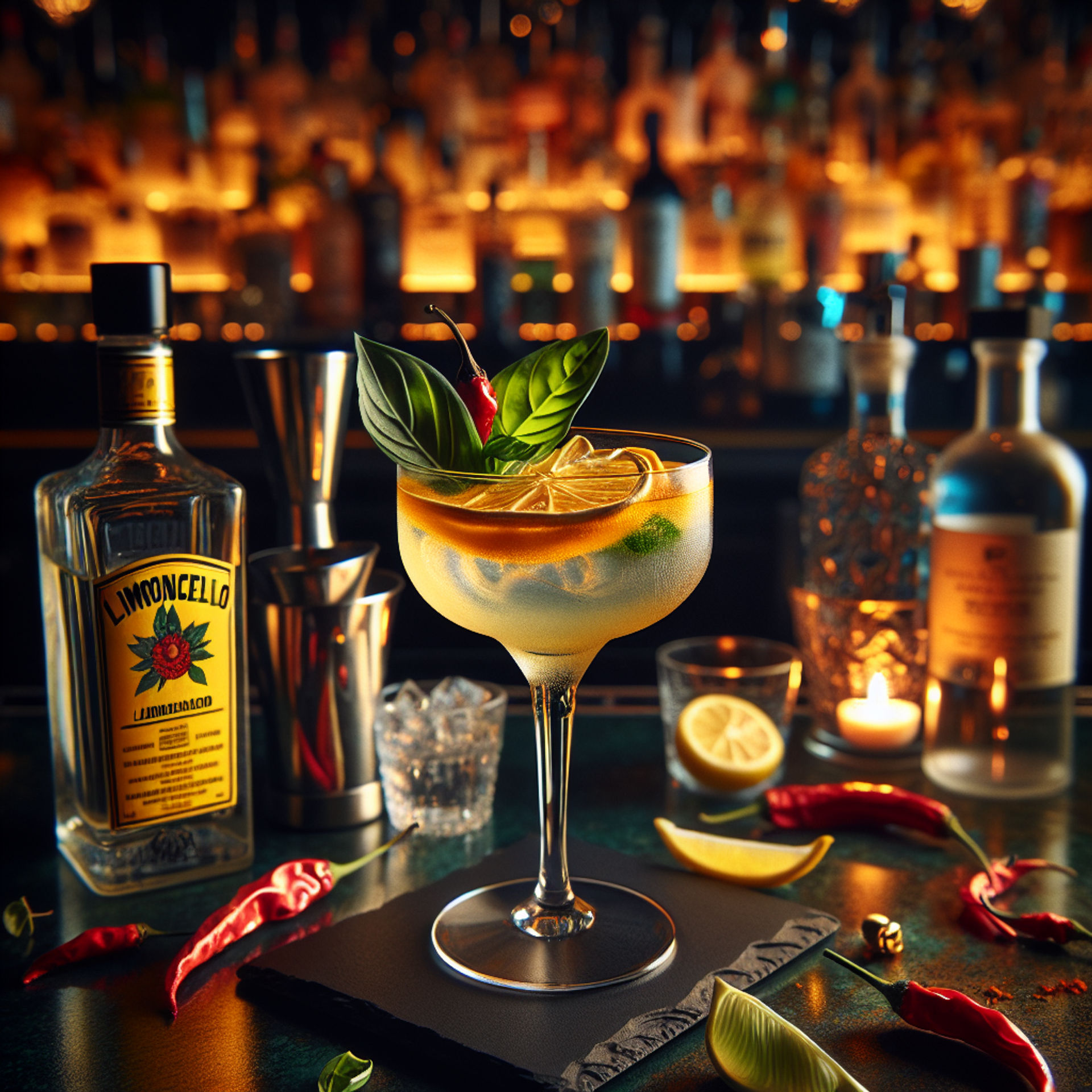 Calabrian Sun, Vibrant cocktail inspired by Southern Italy