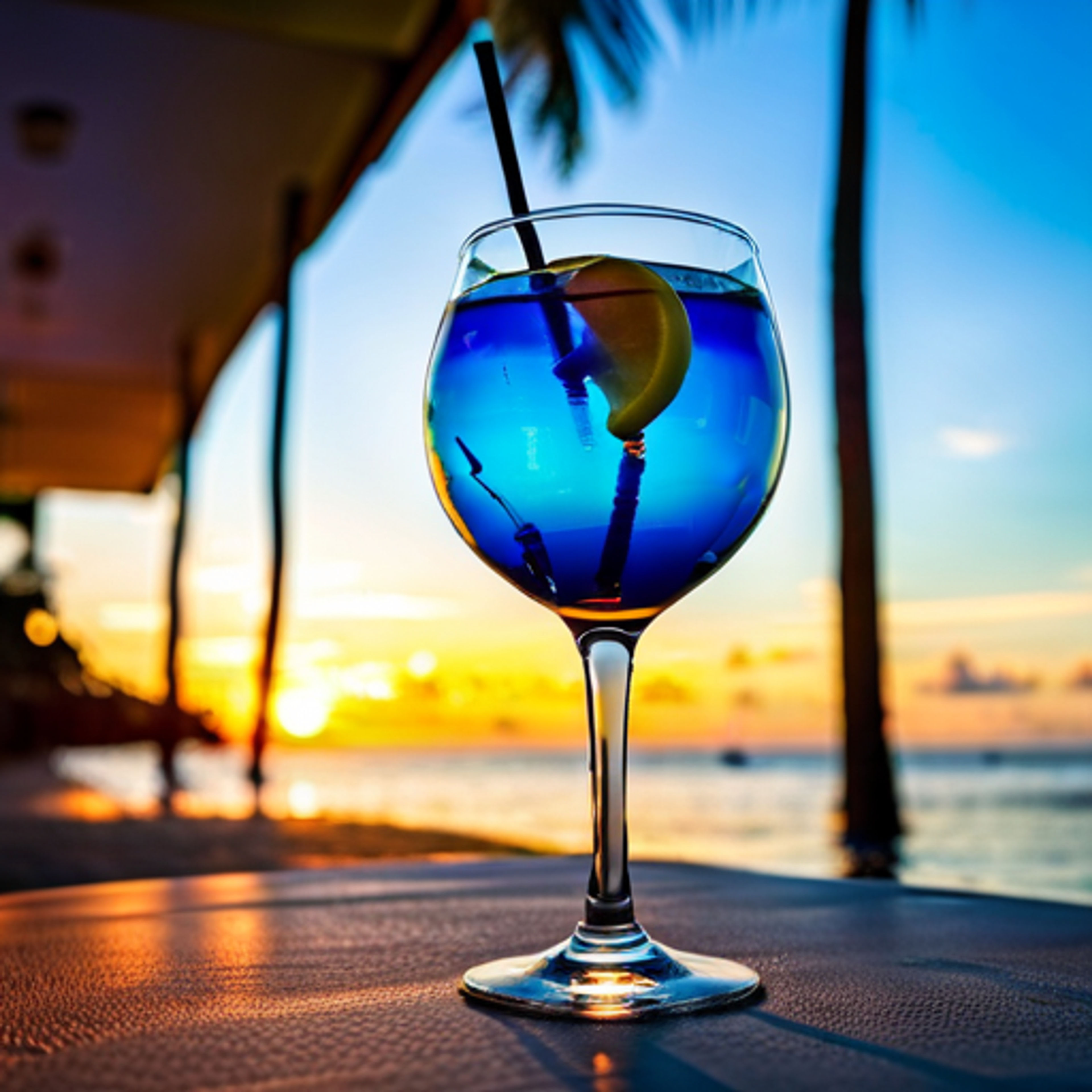 Caribbean Dawn, Caribbean Dawn cocktail with rum, coffee liqueur, and cream