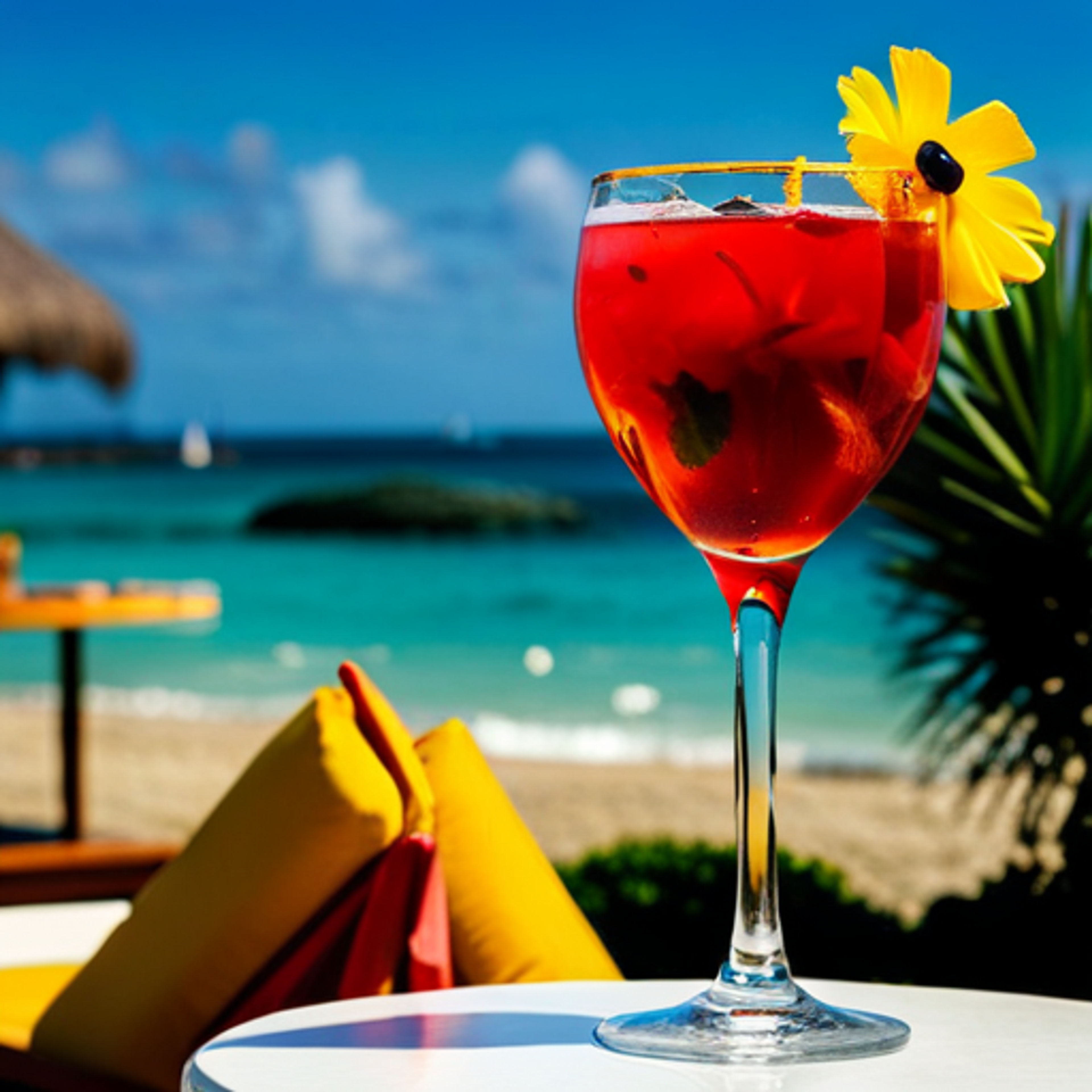 Caribbean Spring Zest, Dark rum cocktail with ginger, lime, and citrus zest