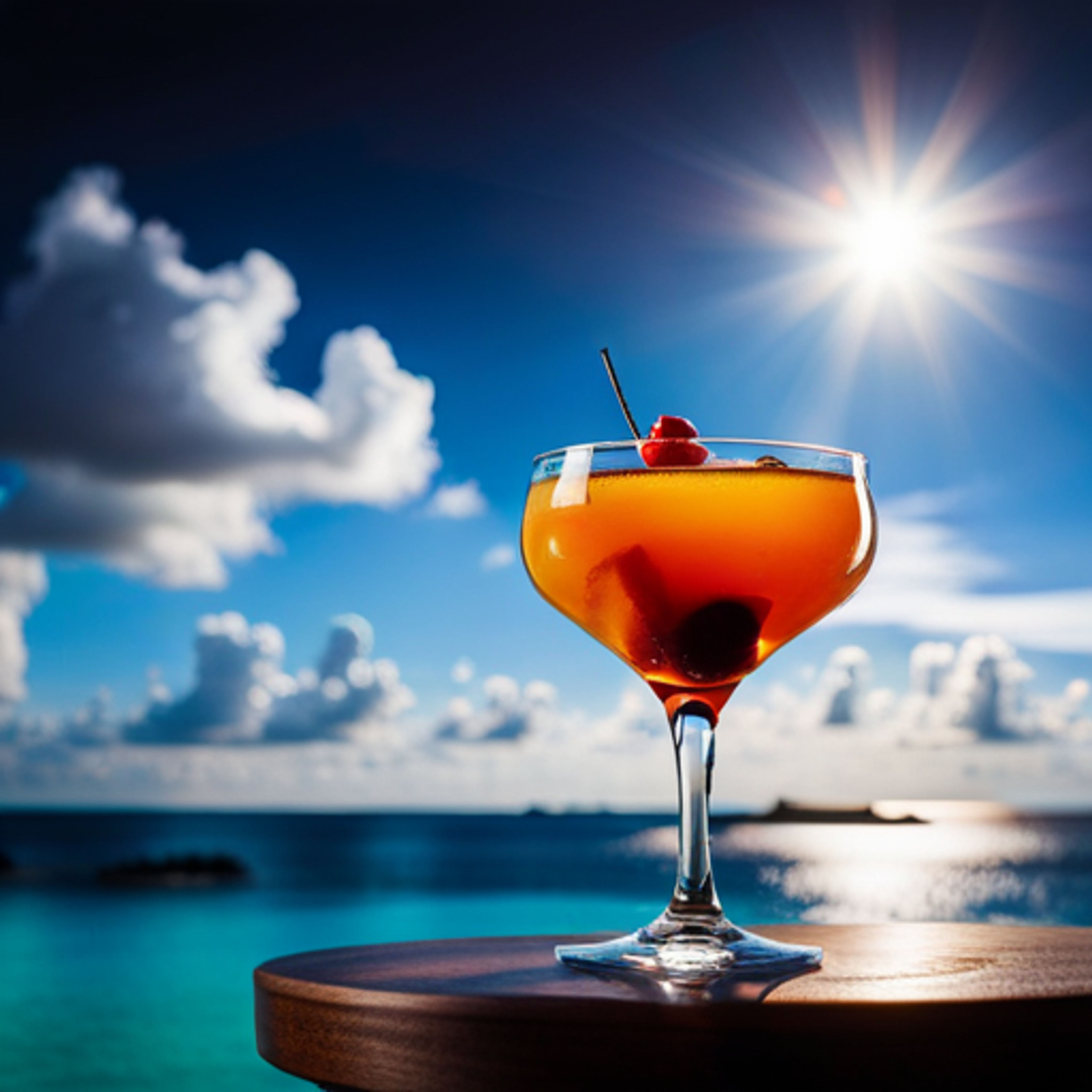 Caribbean Starlight, Enchanting rum-based cocktail with tropical flavors