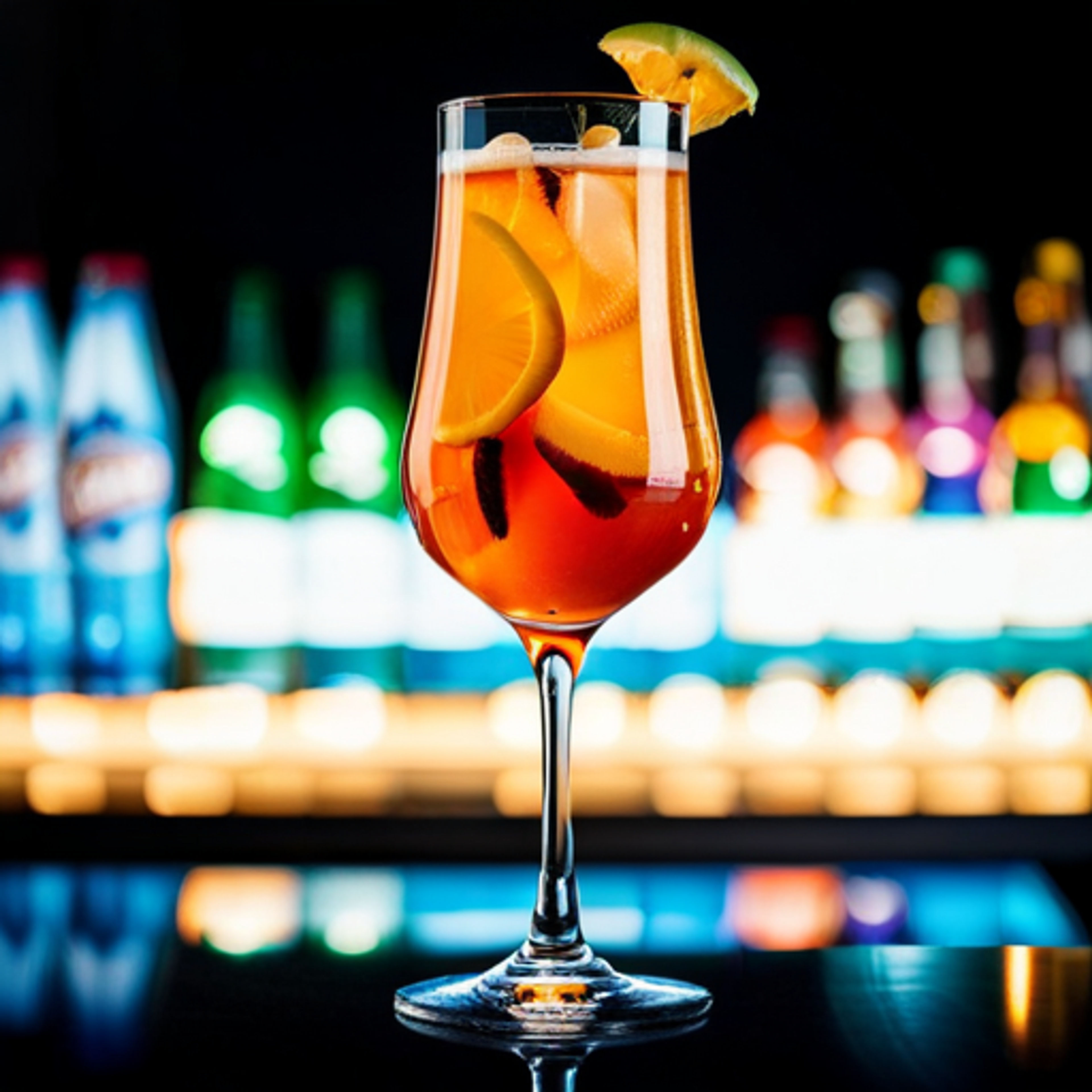 Carlsberg Citrus Bliss, Refreshing beer cocktail with citrus and basil