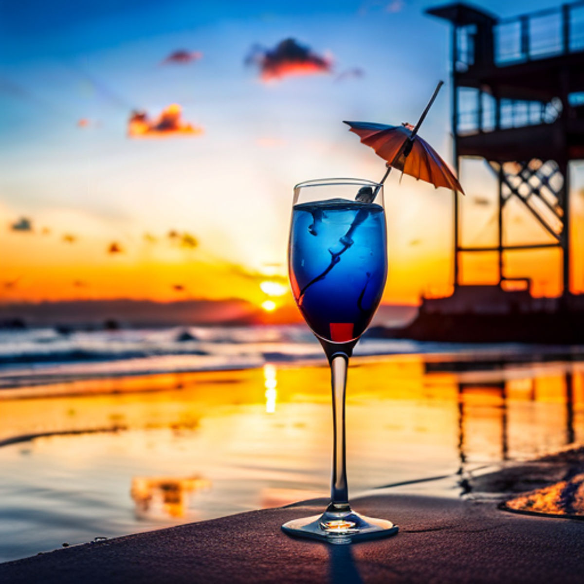 Carolina Blues Serenade, Cocktail inspired by Piedmont Blues, floral ...