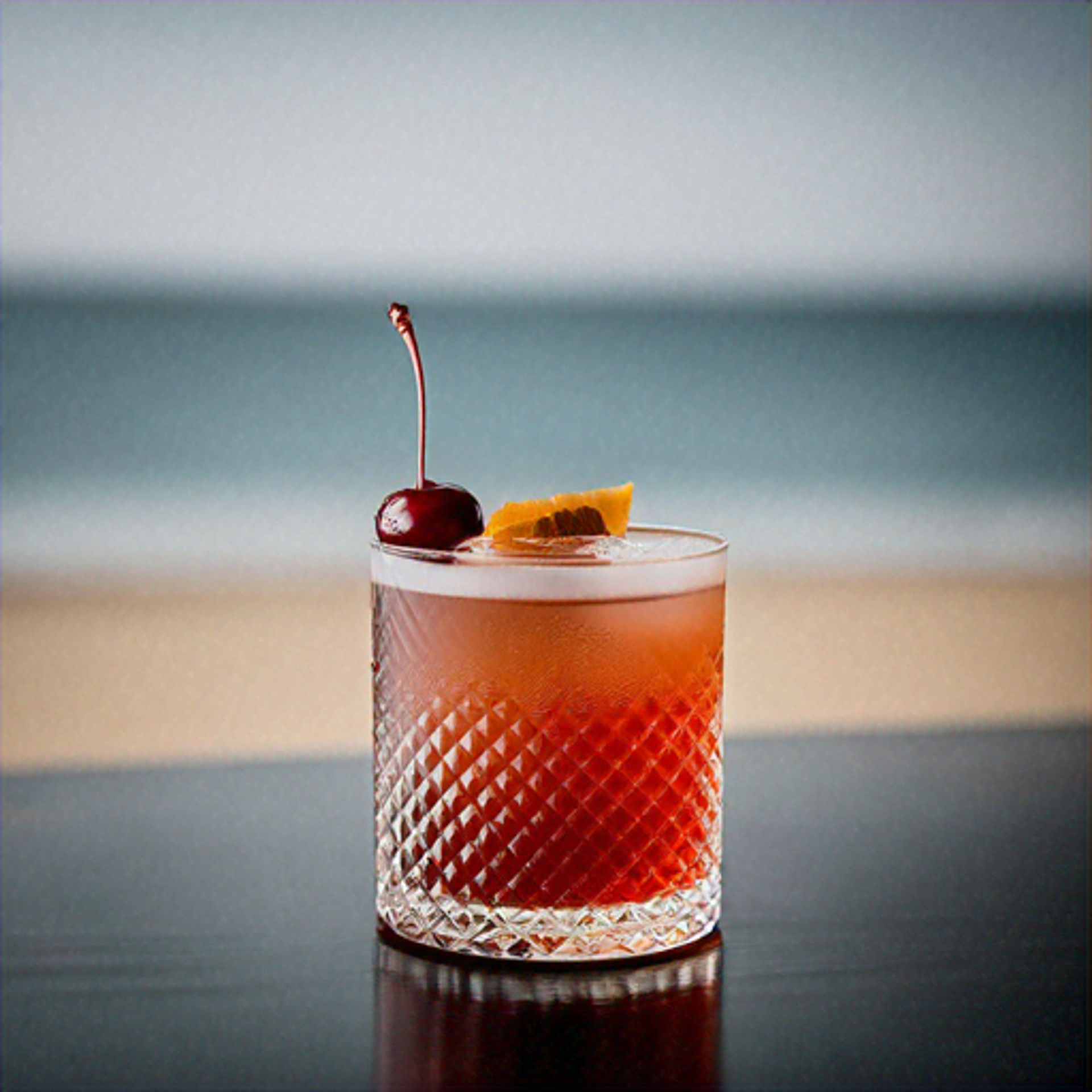 Cherry Cask Elixir, Sophisticated riff on classic cocktail with cherry ...