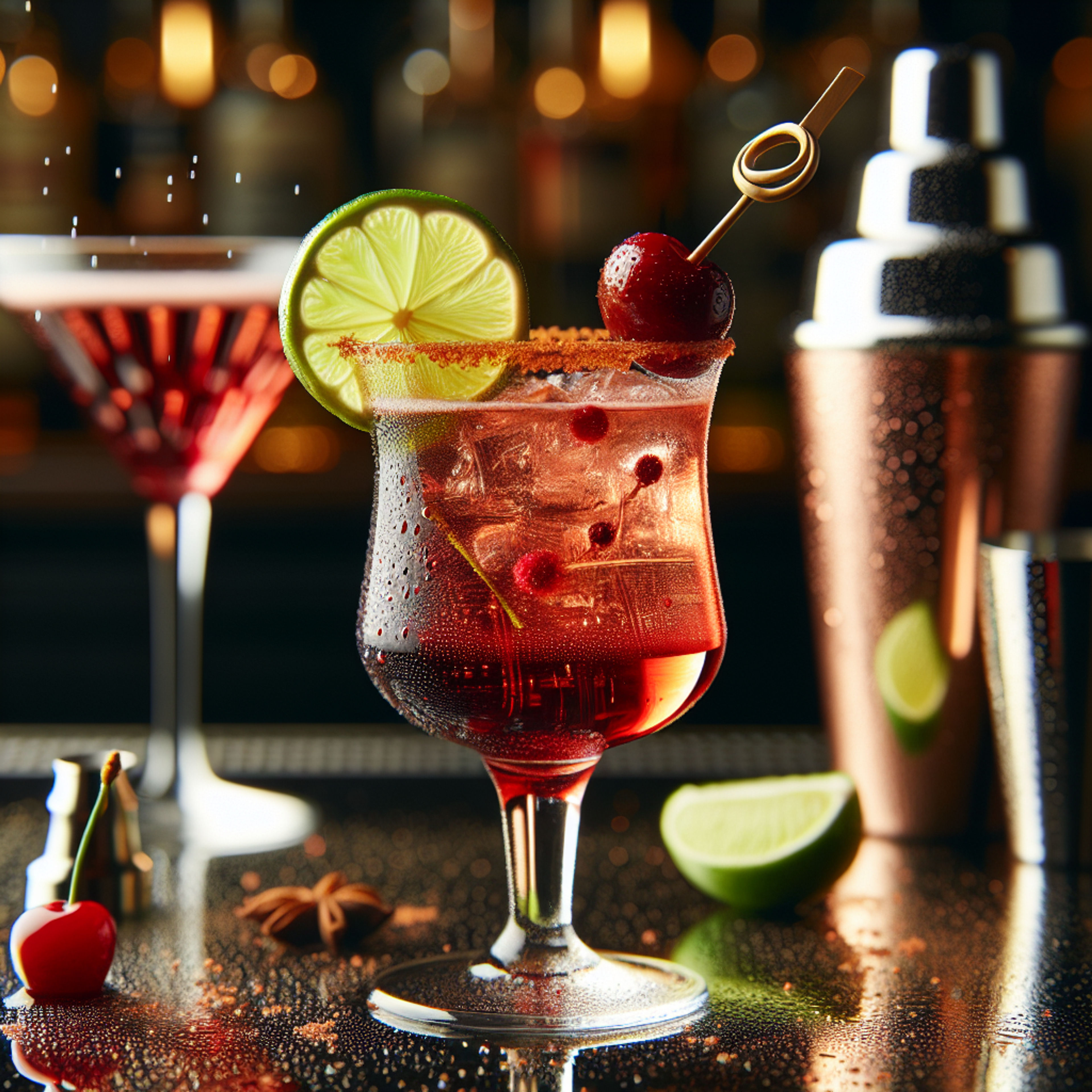 Cherry Spice Voyage, Warmth of spiced rum with sweet cherry liqueur