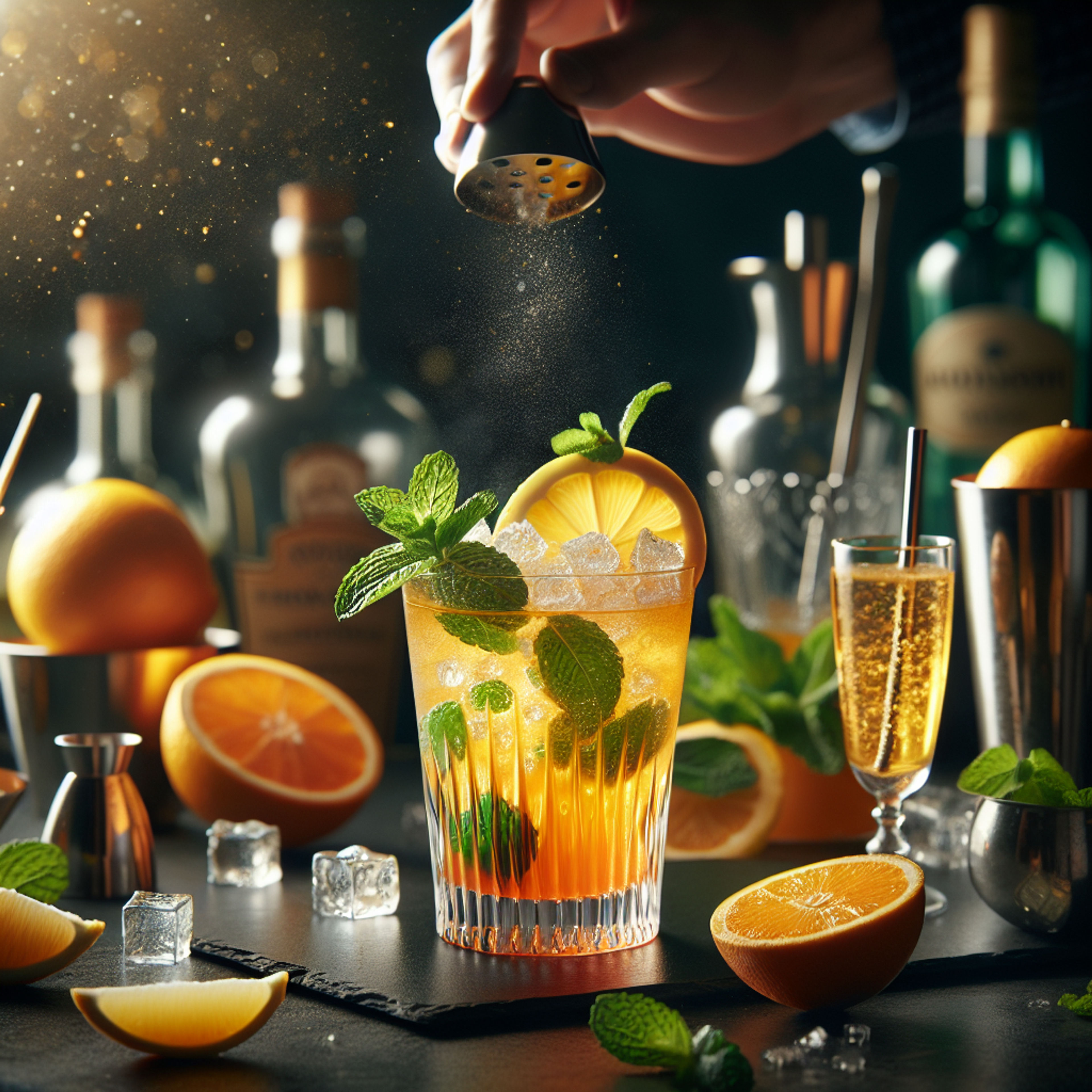 Citrus Bliss Fizz, Refreshing citrus cocktail with Limon Spritz and ...