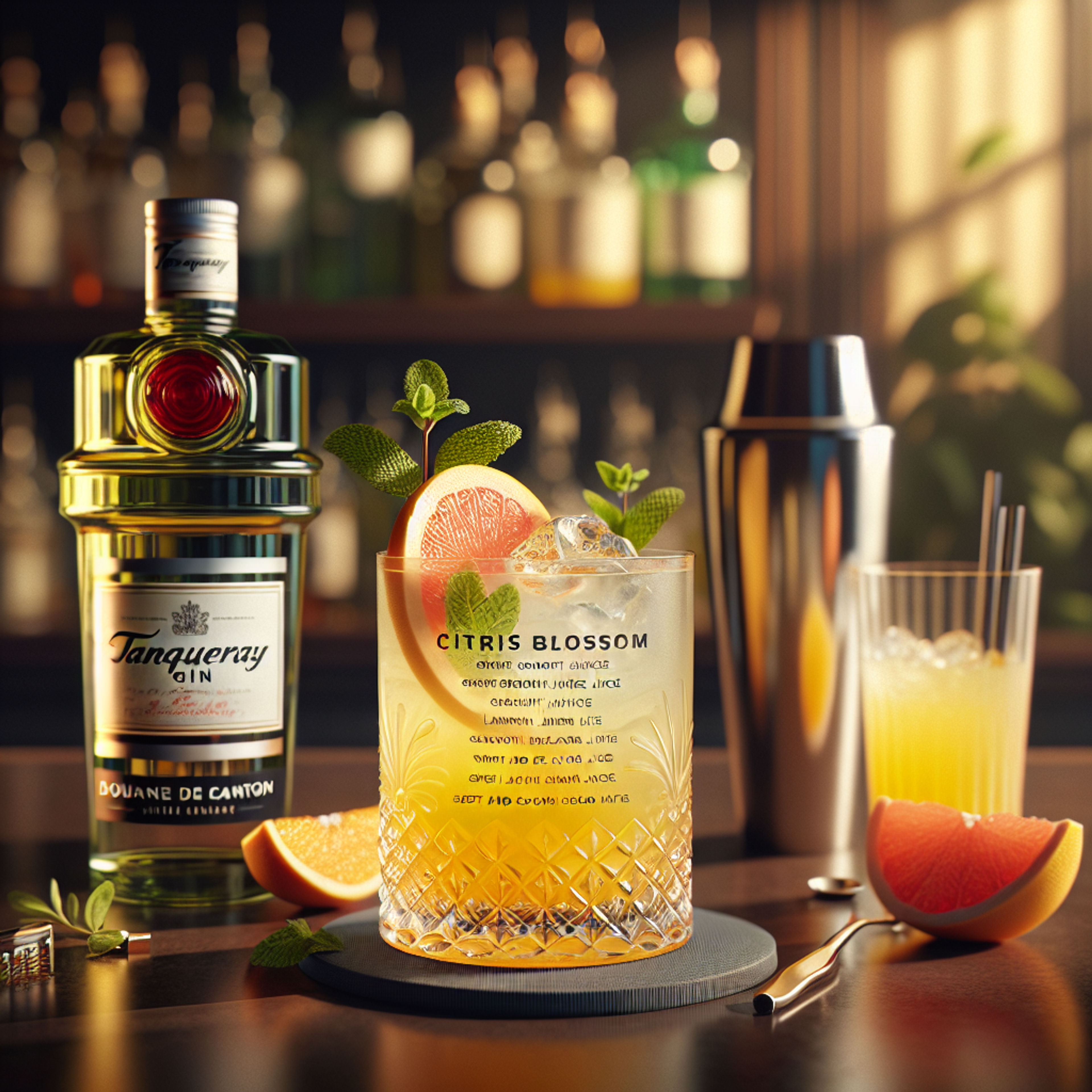 Citrus Blossom Twist, Refreshing citrus cocktail with floral notes for ...