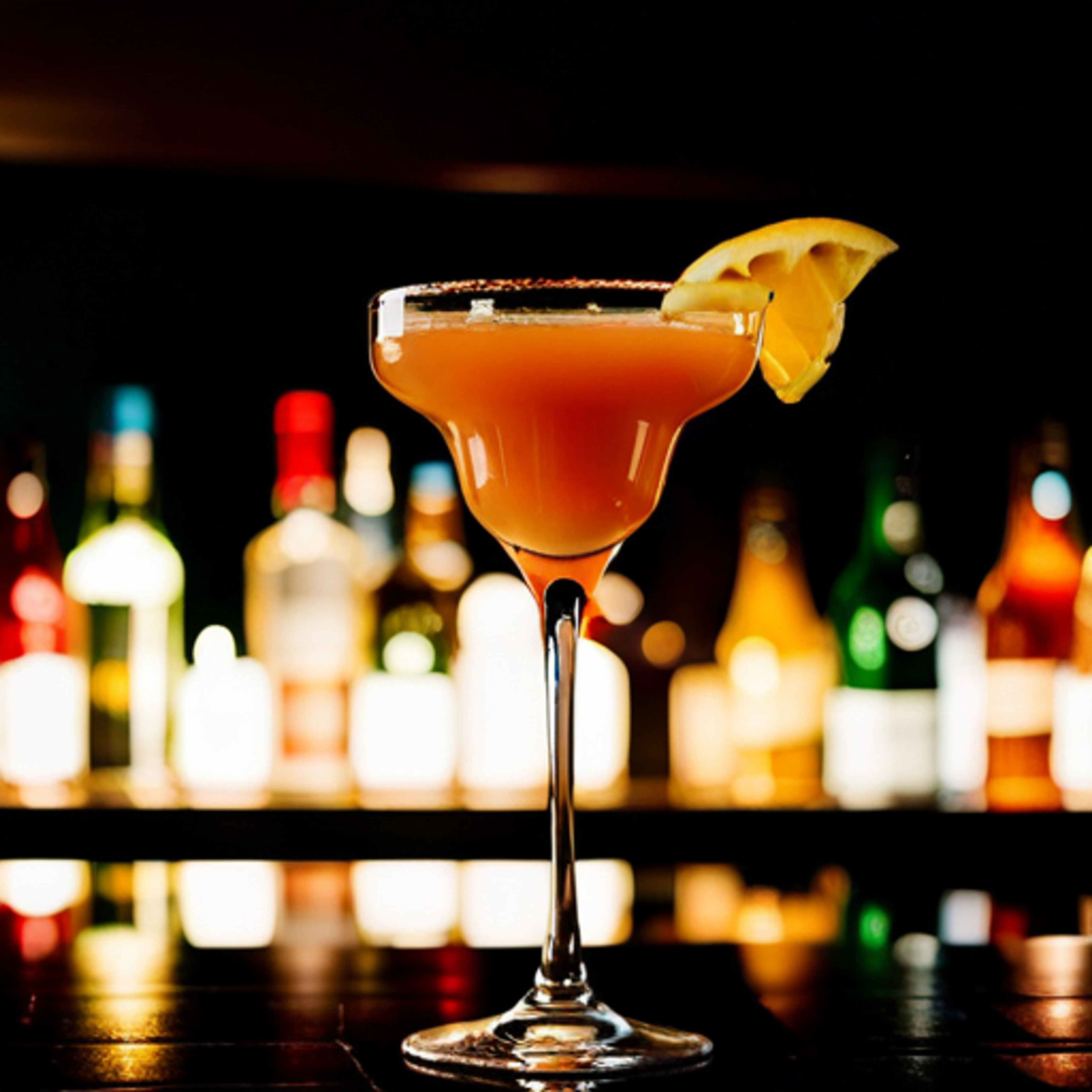 Citrus Cloud Elegance, Luxurious cocktail balancing gin, Cointreau ...