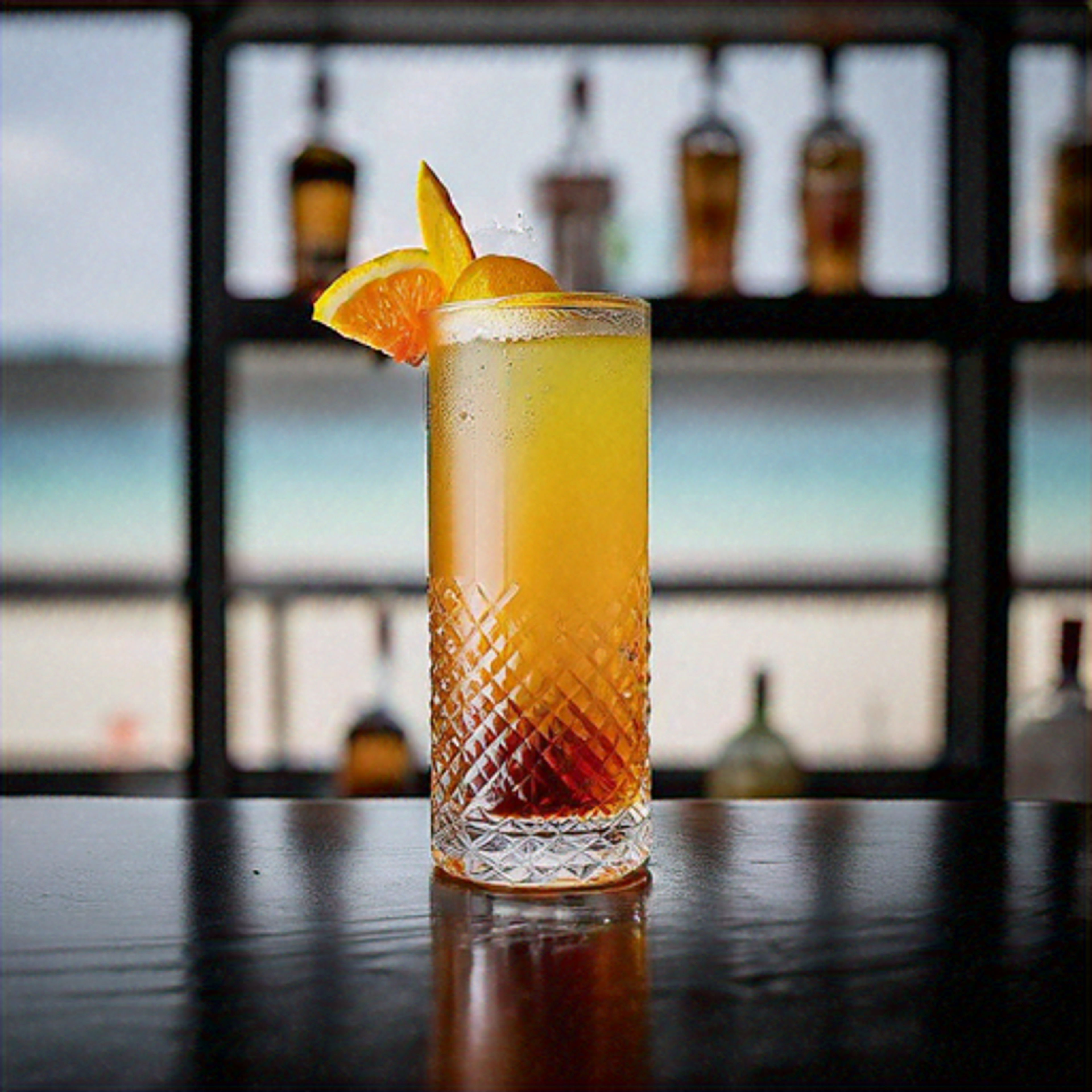 Citrus Hennessy Splash, Vibrant, refreshing cocktail with Hennessy and ...