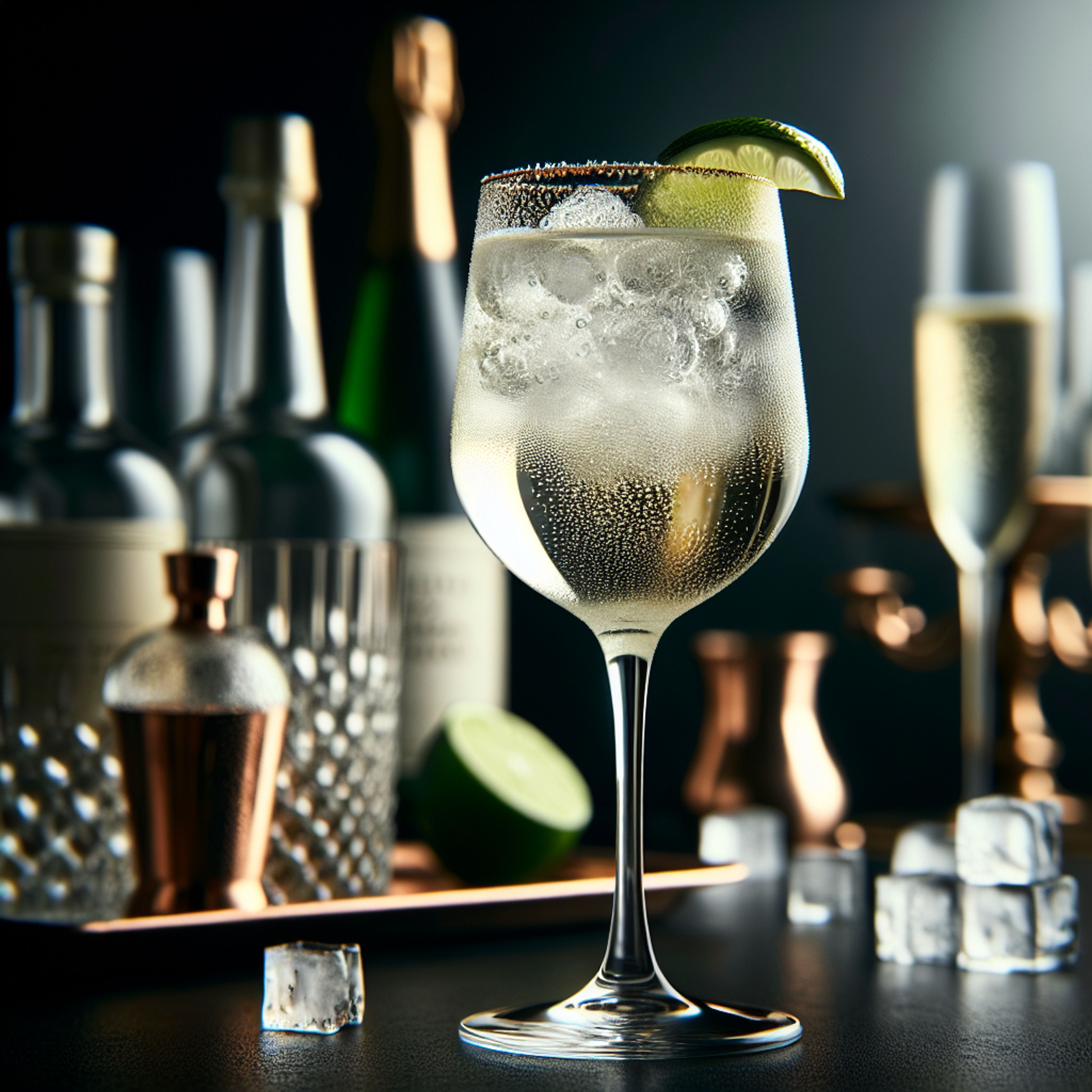 Cloud Nine Airmail, Sophisticated twist on classic cocktail with white ...