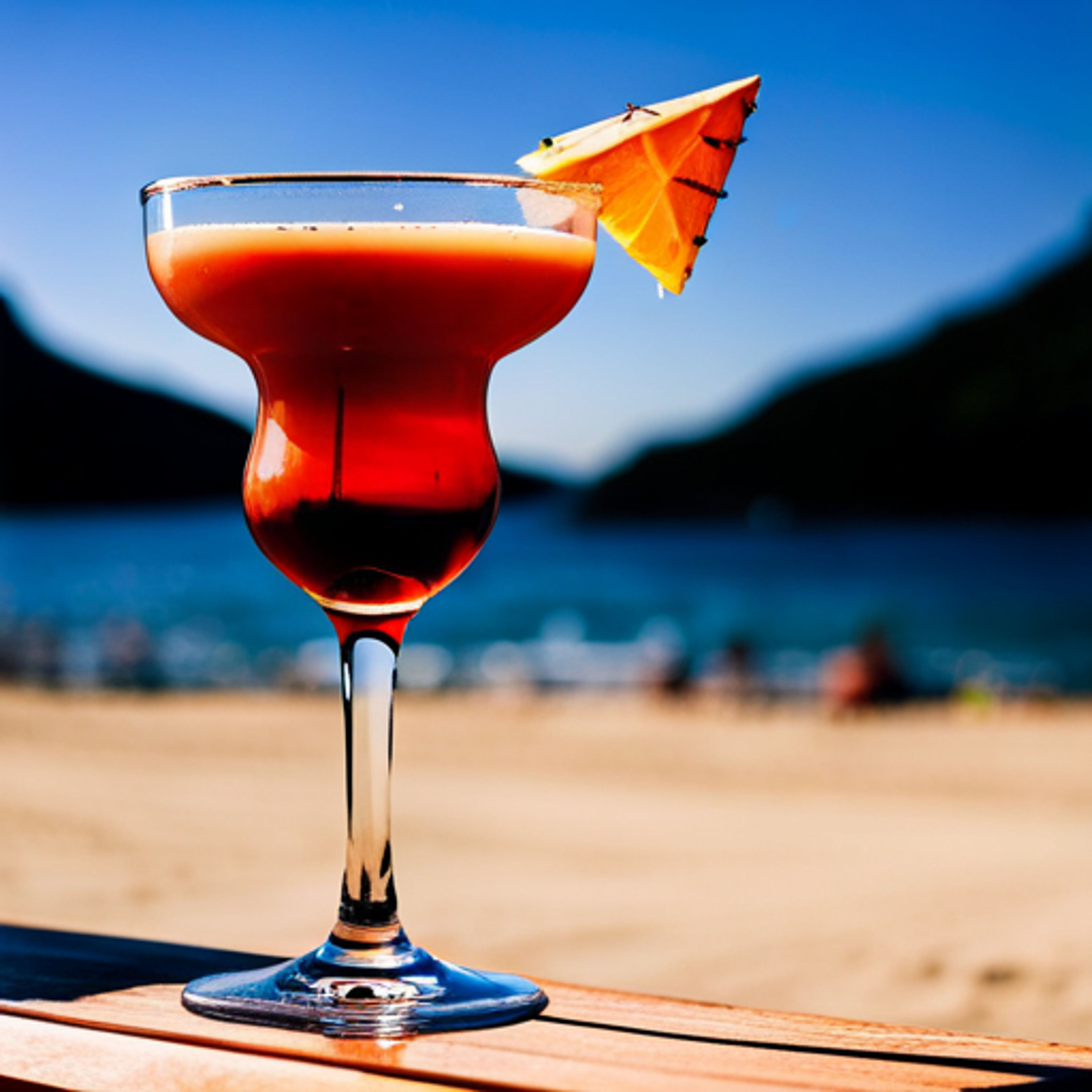 Cosmic Blaze Margarita, Vibrant red margarita with tequila, pomegranate ...