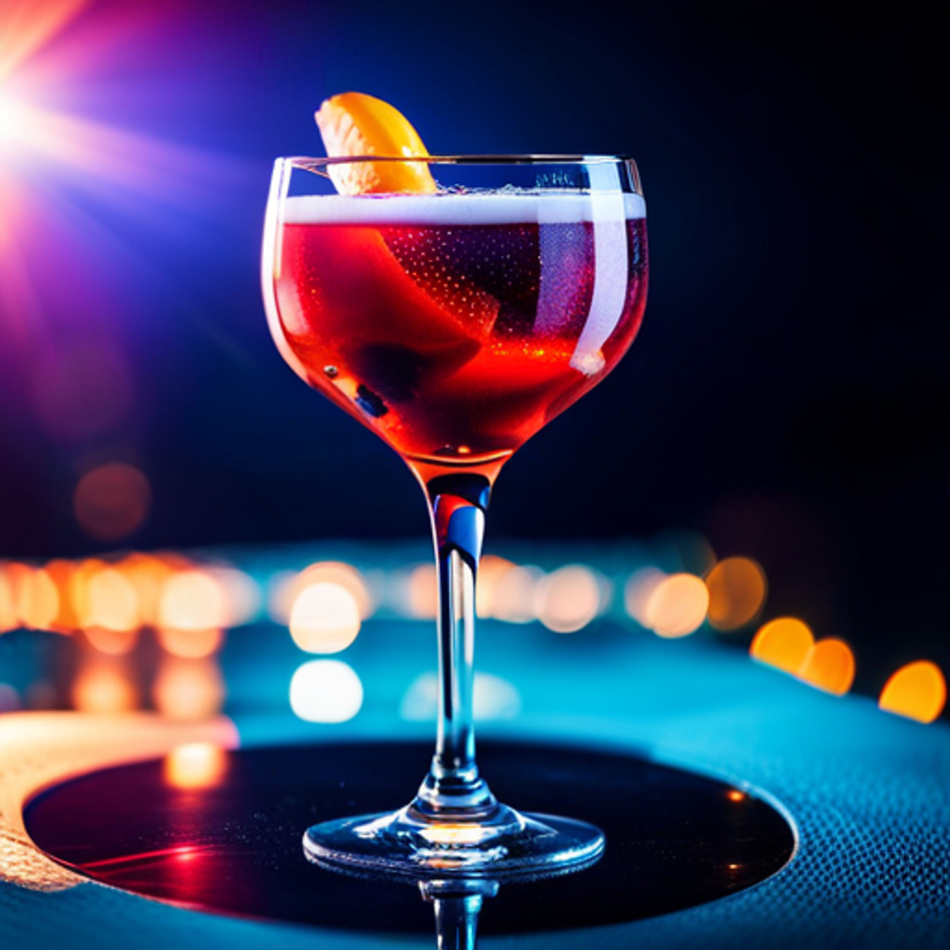 Cosmic Nebula Cocktail, Vibrant, fruit-infused vodka cocktail inspired ...